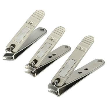 Unique Bargains 1 Set Easy Grip Toe Nail Clippers for Thick Nail Silver ...