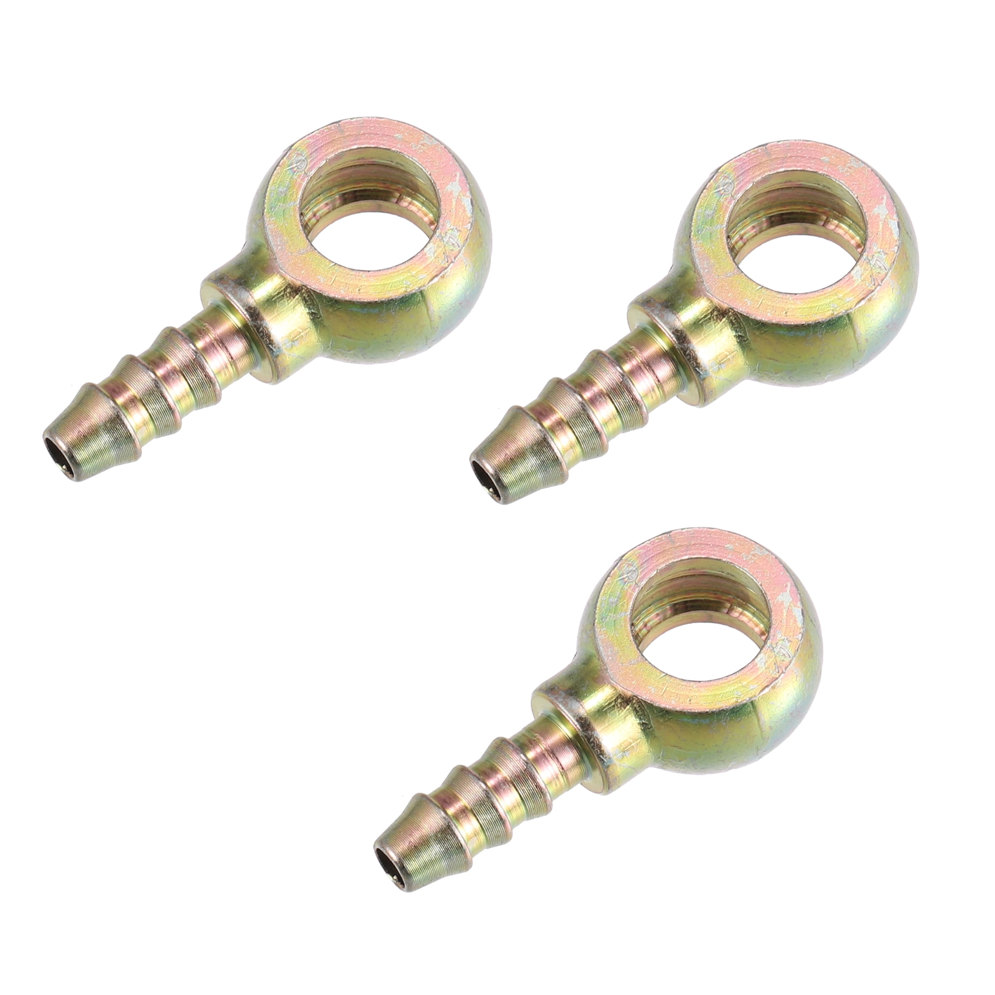 Unique Bargains 3 Pcs 8mm ID Hose Barb 5.5mm Banjo Fitting Fuel Line ...
