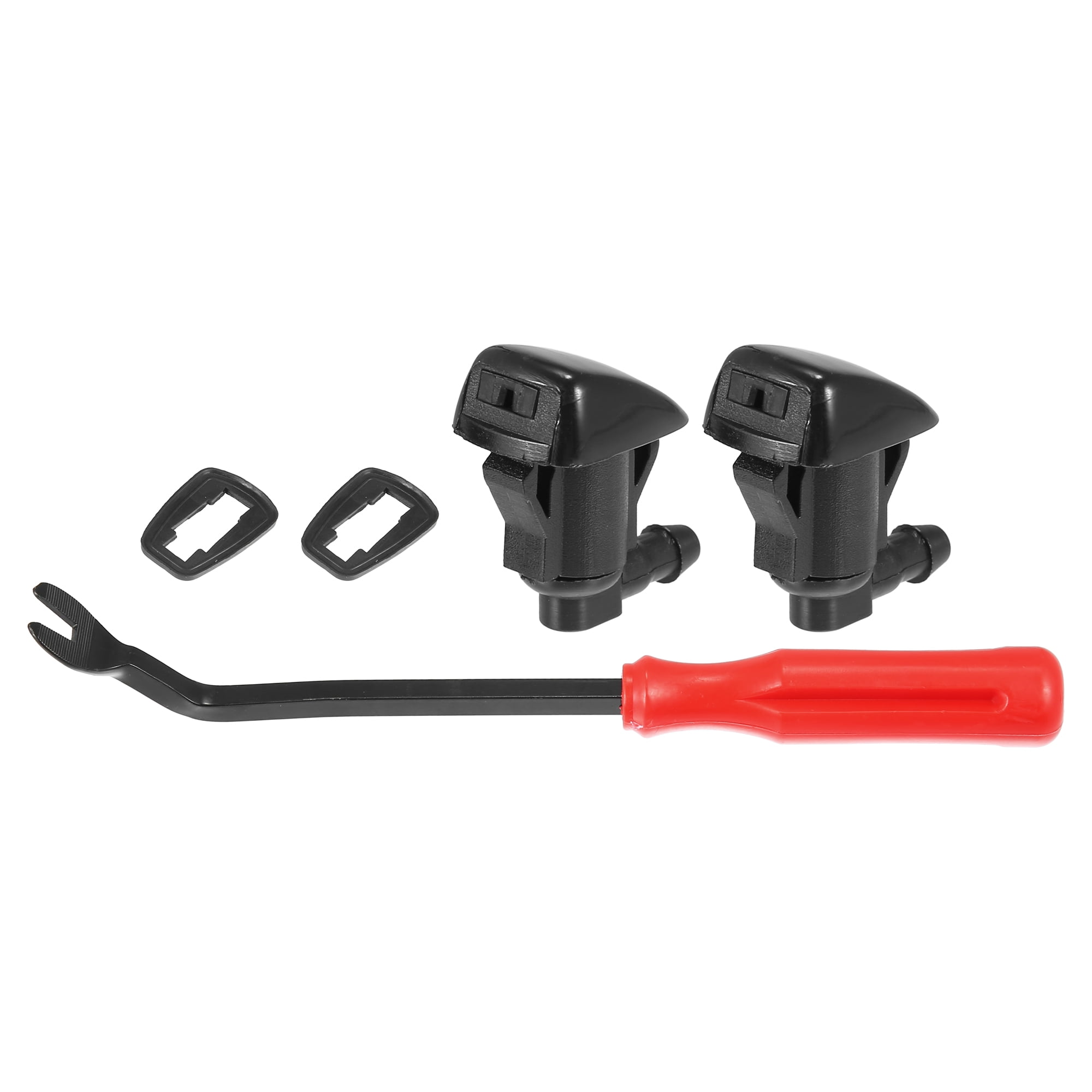 Unique Bargains 3 Pcs Front Windshield Wiper Washer Nozzle Spray Jet ...