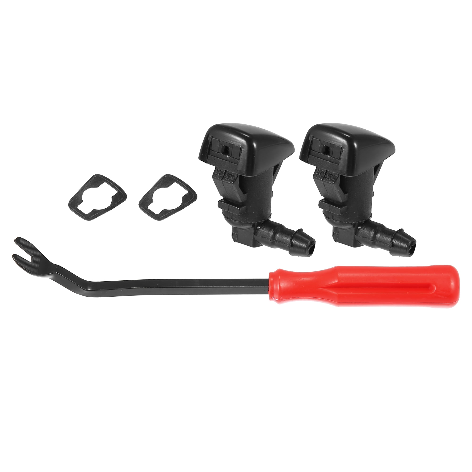 Unique Bargains 3 Pcs Front Windshield Wiper Washer Nozzle Spray Jet ...