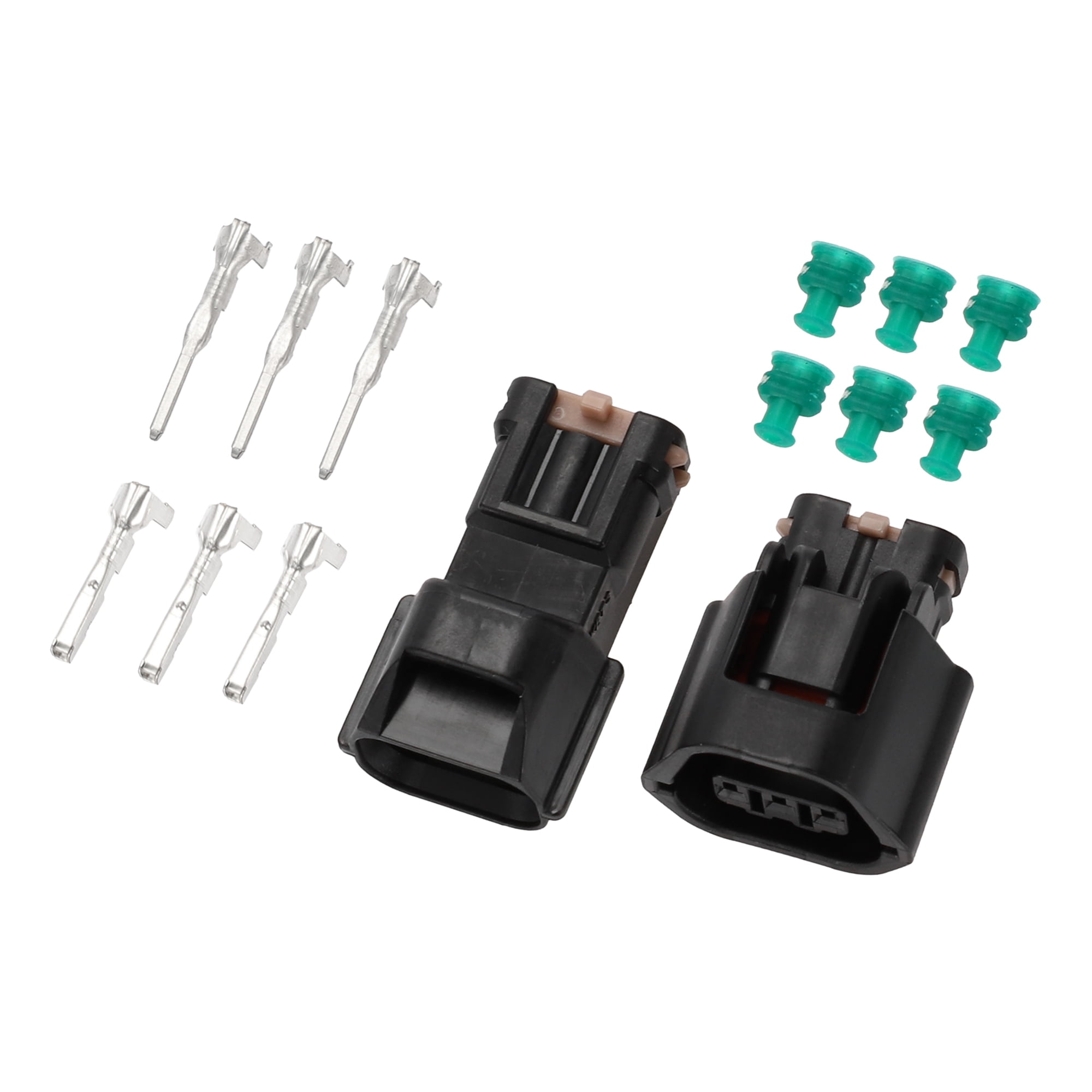 Unique Bargains 3 Pin Crank Cam Speed Sensor Connector Plug Male Female ...