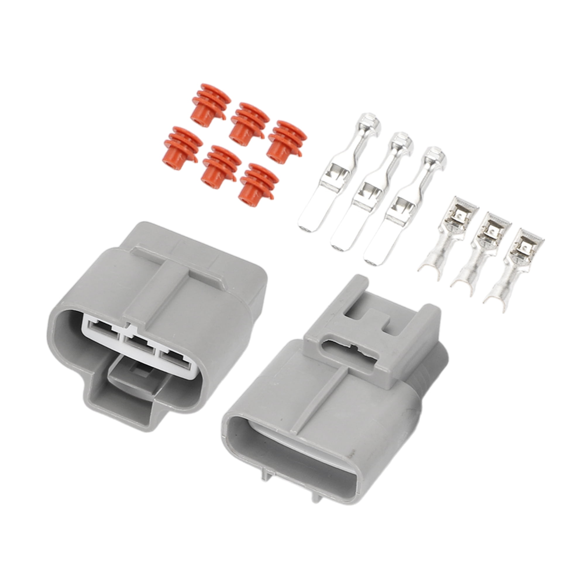 Unique Bargains 3 Pin Electronic Fan Control Connector Plug Waterproof ...