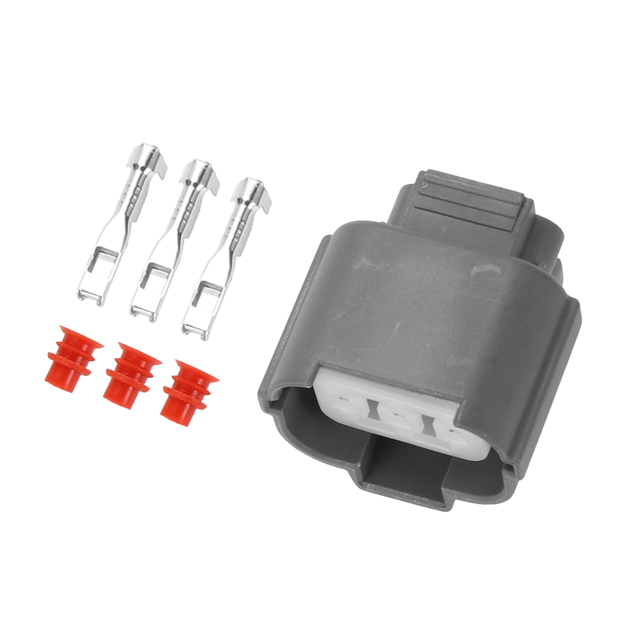 Unique Bargains 3 Pin Headlight Adjustment Motor Connector Plug Female ...