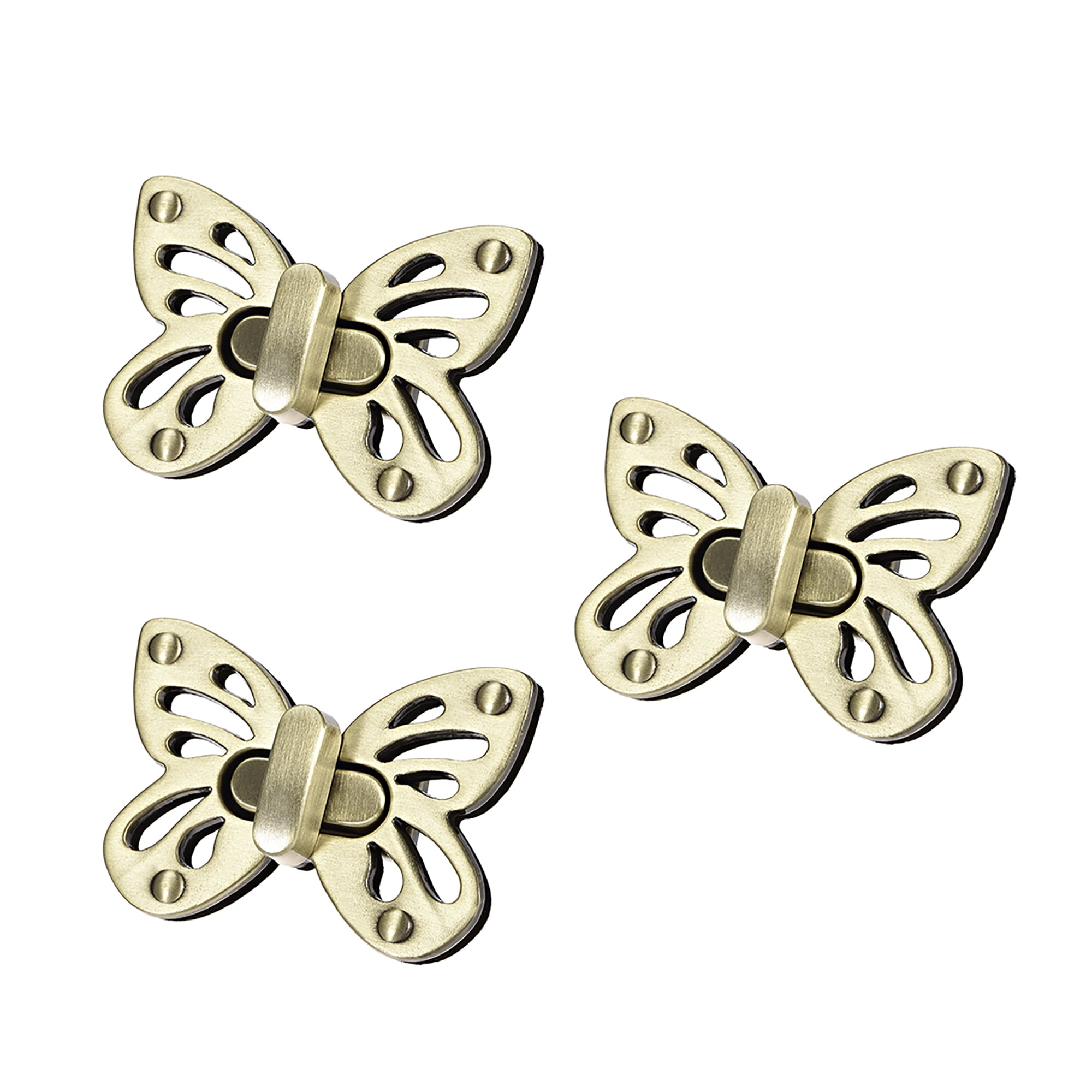 Unique Bargains 3 Sets Butterfly Purses Twist Lock Clutches Closures ...