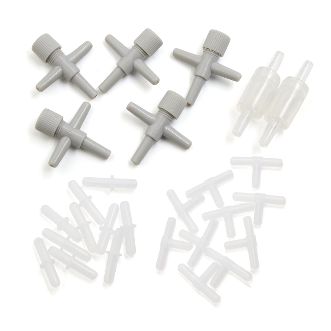 Unique Bargains 3-way Air Control Valve Tubing Connectors Aquarium ...