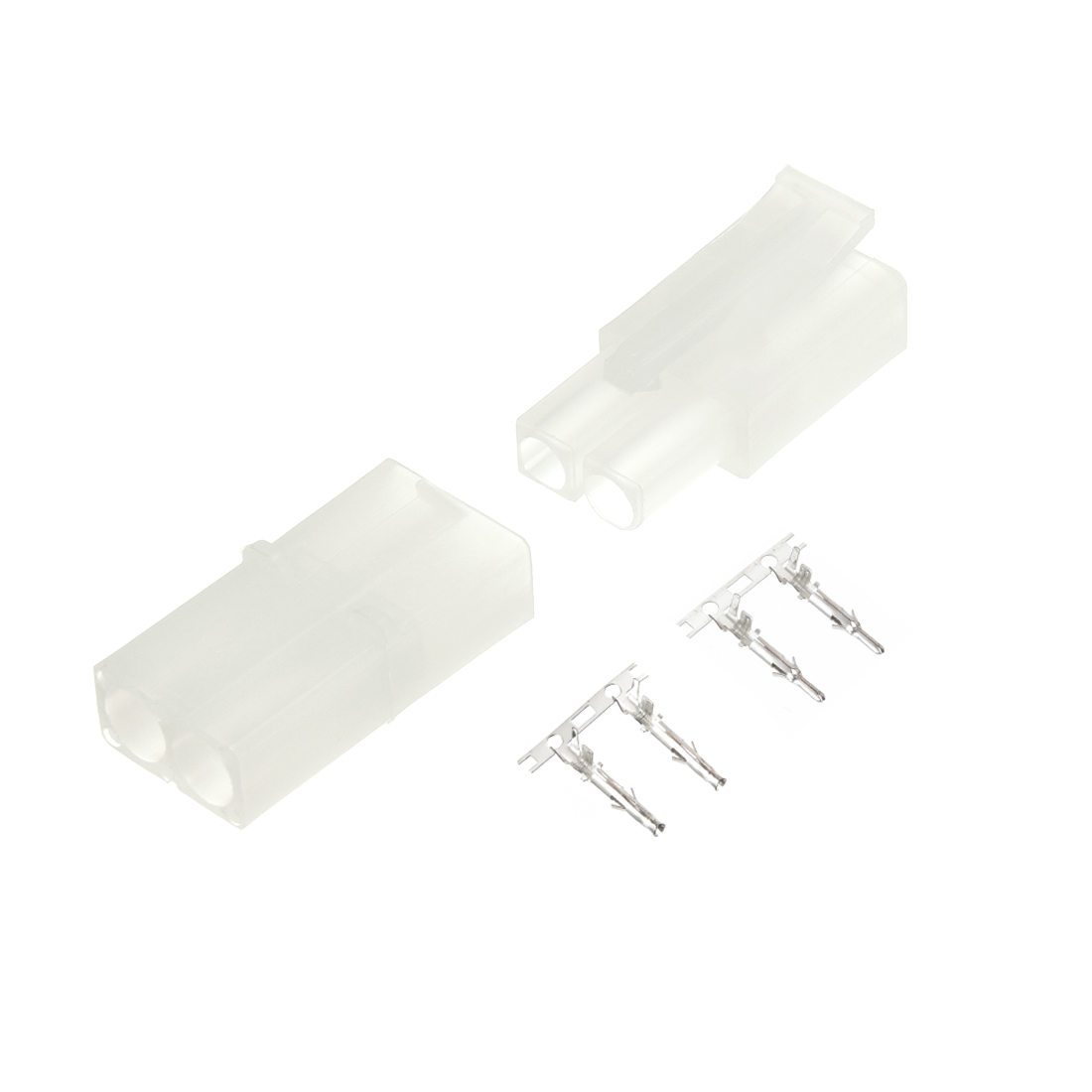 Unique Bargains 30 Pairs 6.2mm 2 Pin Male Female JST-SM Housing Crimp ...