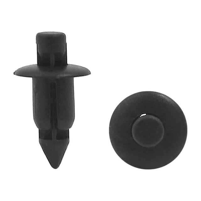 Unique Bargains 30 Pcs 6mm Plastic Push Rivets Fastener Door Trim ...
