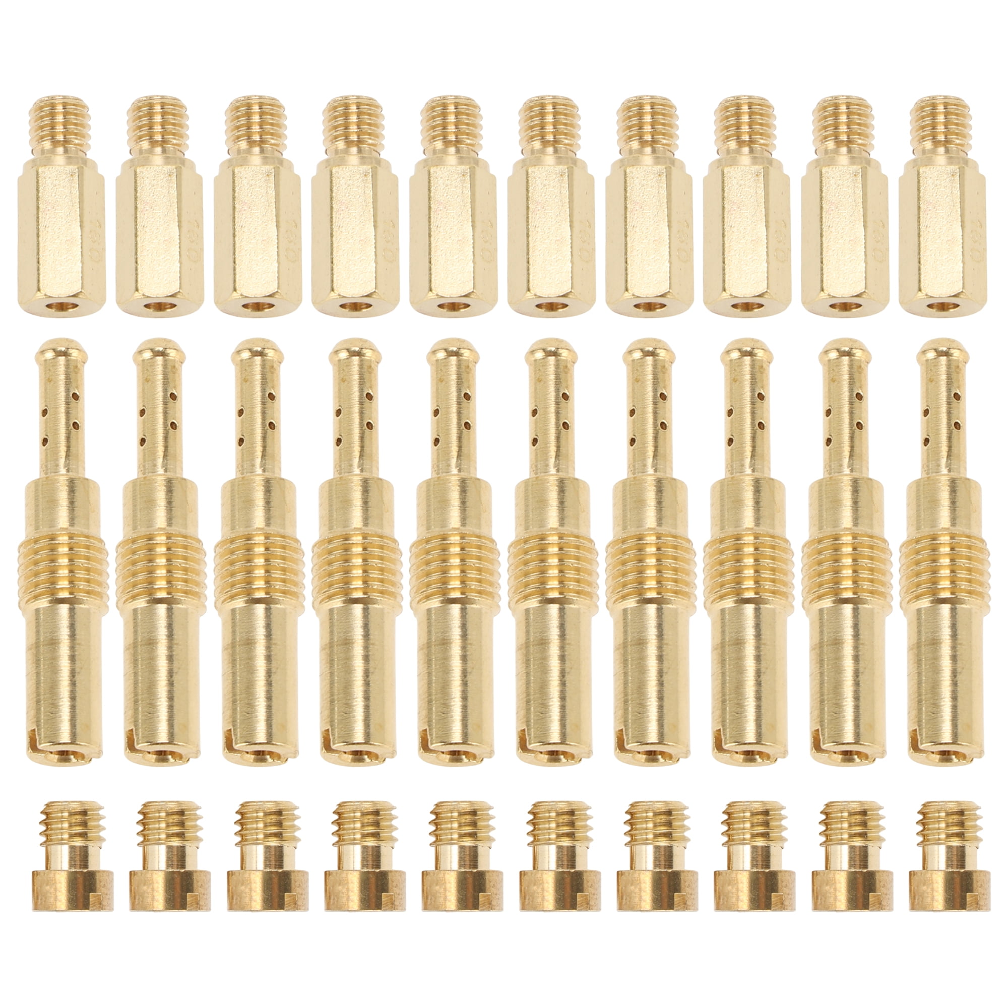 Unique Bargains 30 Pcs Universal Carburetor Jet Nozzles Kit Carburetor ...