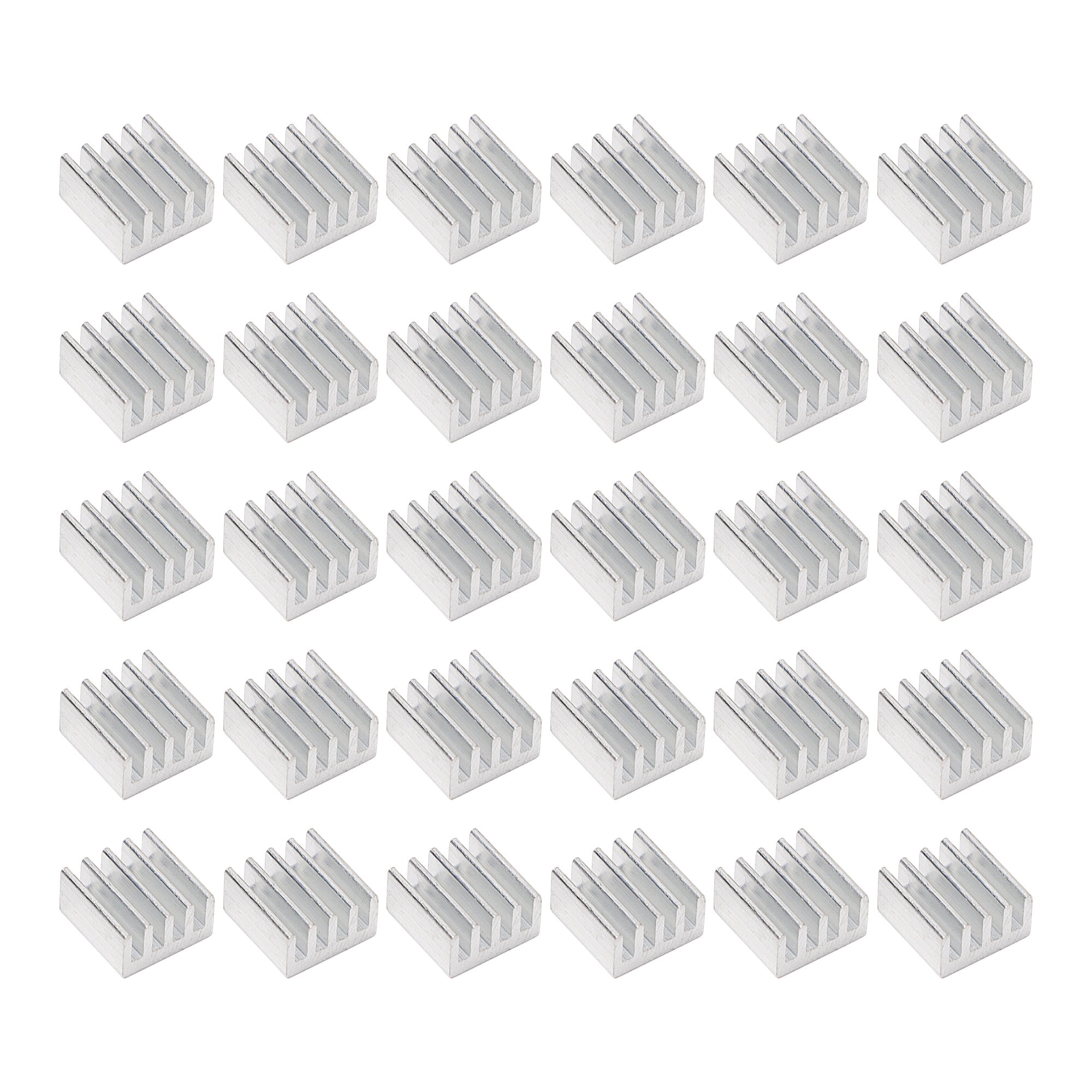 30 Pieces Aluminum Heatsink 9x9x5mm Aluminum Chipset Heatsink Cooling ...