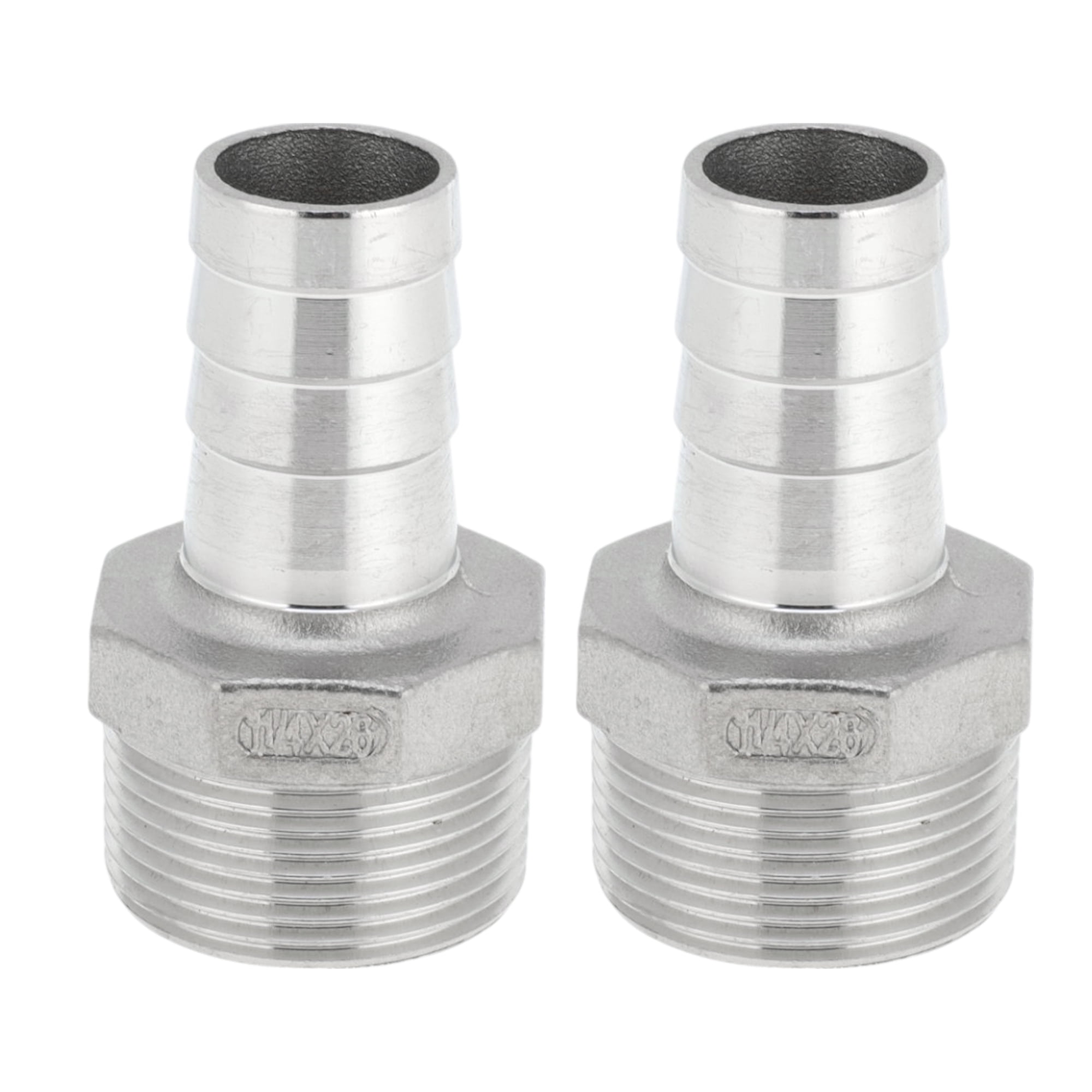 Unique Bargains 304 Stainless Steel Hose Barb Fittings 1.0" OD 1.2 ...