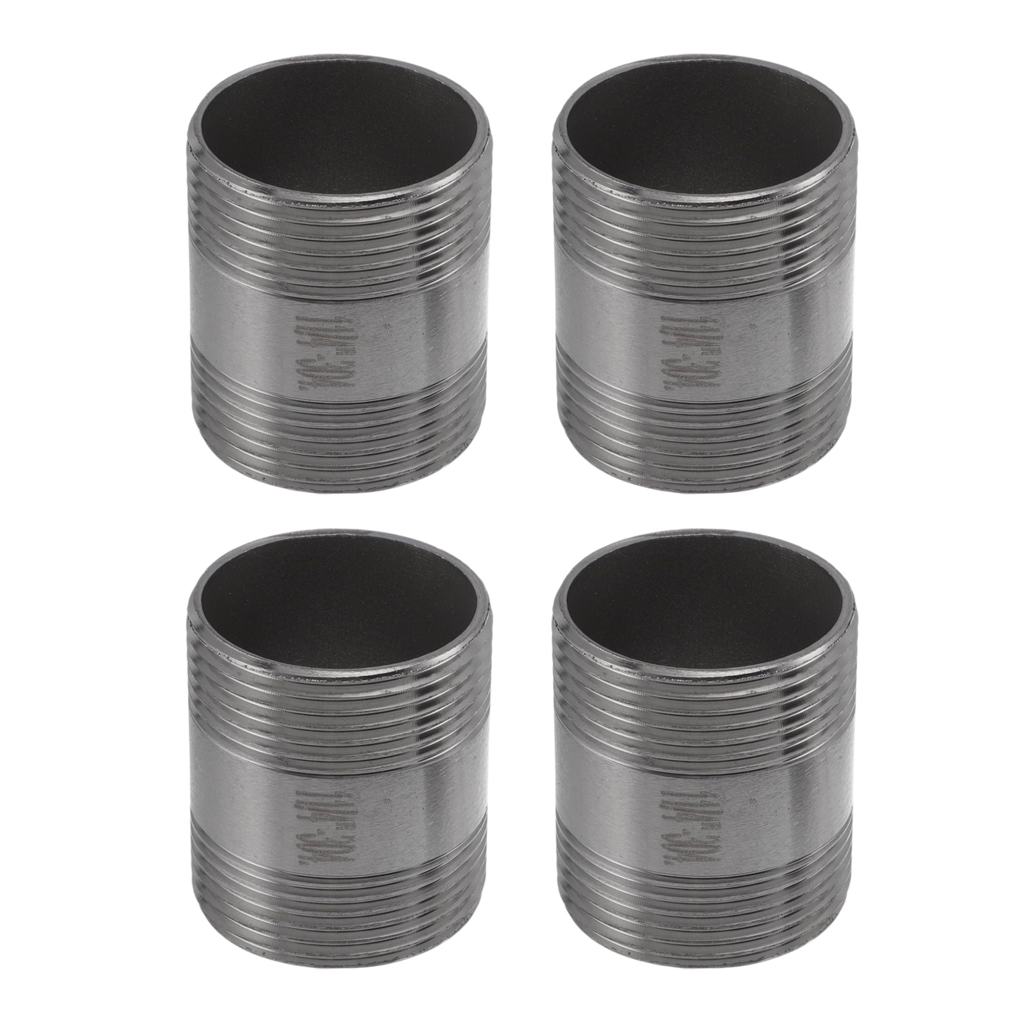 Unique Bargains 304 Stainless Steel Pipe Fittings 1.2" BSPT Nipple Cast ...