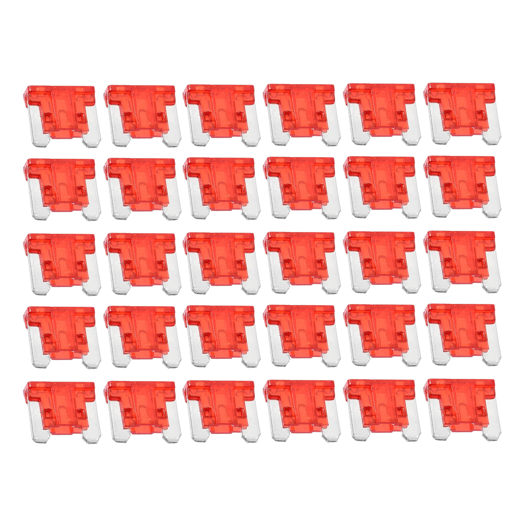 Unique Bargains 30pcs Low Profile Mini Blade Style Fuses 10A Blade ...