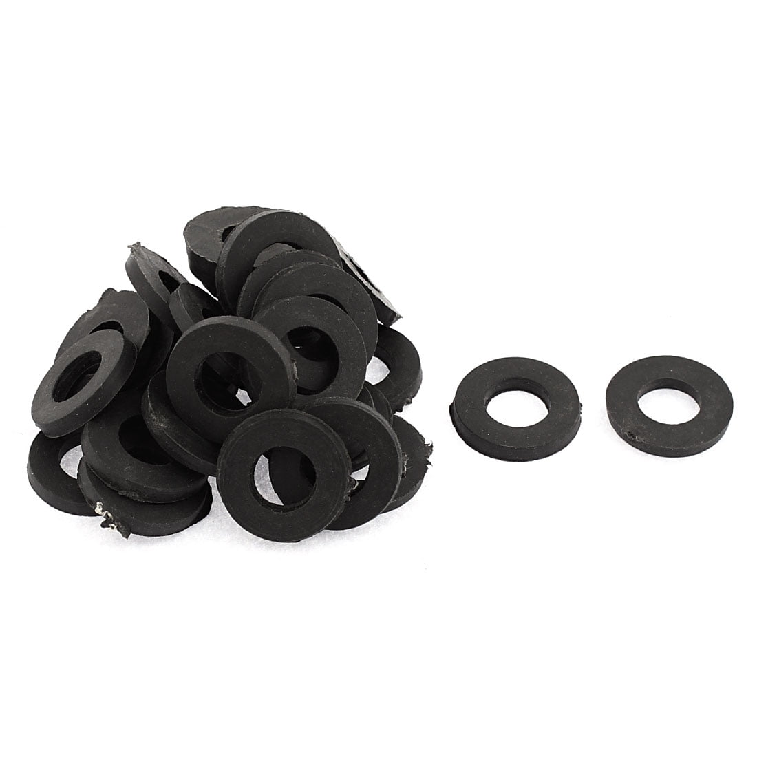 Unique Bargains 30pcs Rubber Spacer Flat Standoff Washer Insulation ...