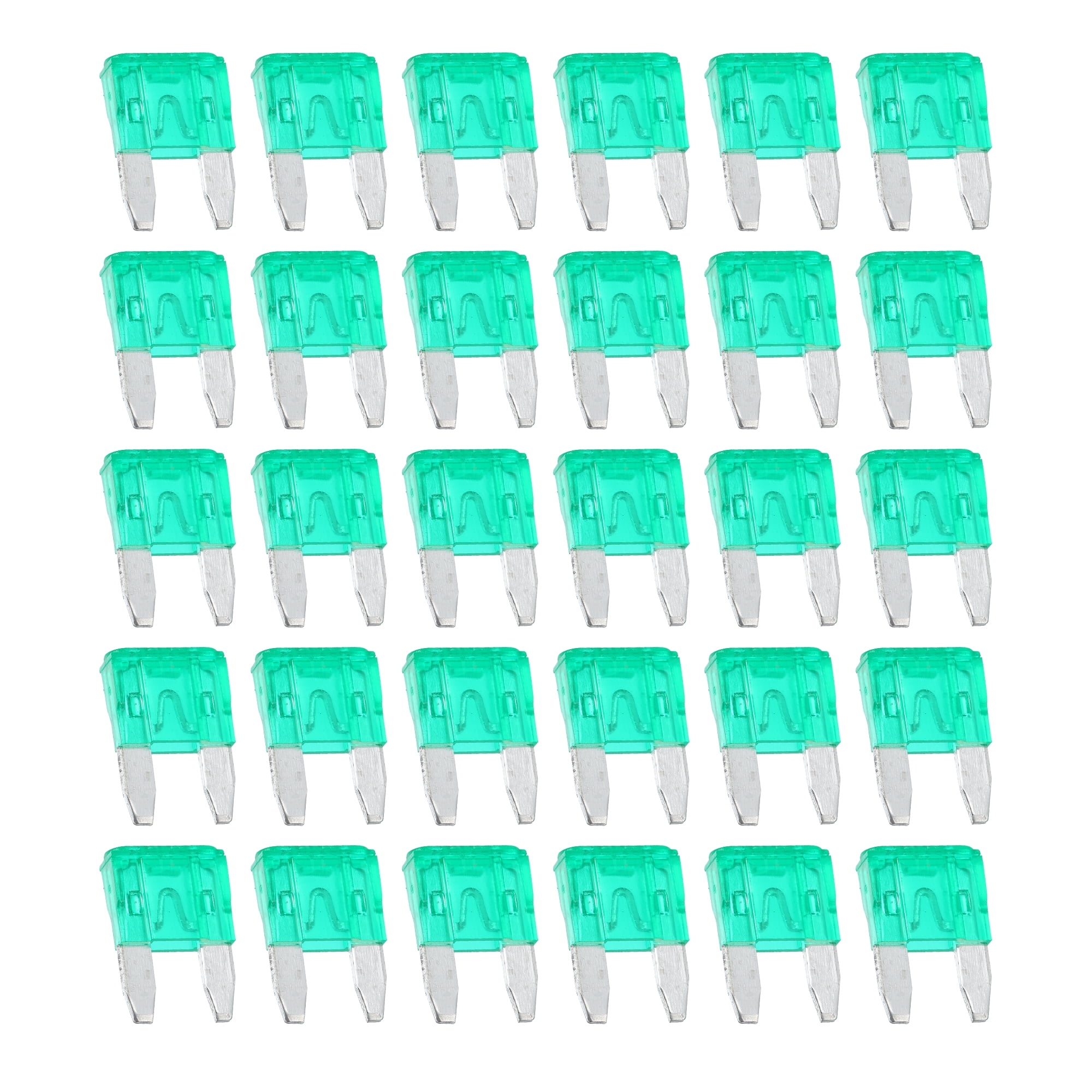 Unique Bargains 30pcs Small Blade Style Fuses 30A Blade Style Fuses ...