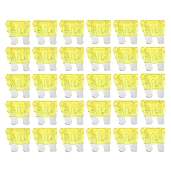 Unique Bargains 30pcs Standard Blade Style Fuses 20A Blade Style Fuses ...