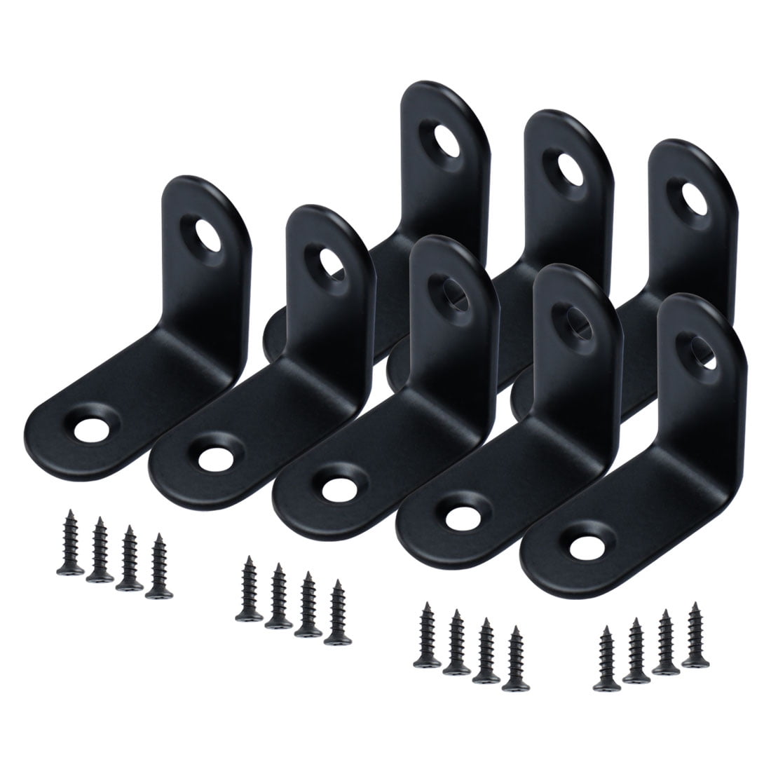 Unique Bargains 30x30mm Right Angle Brackets Stainless Steel L Shaped ...