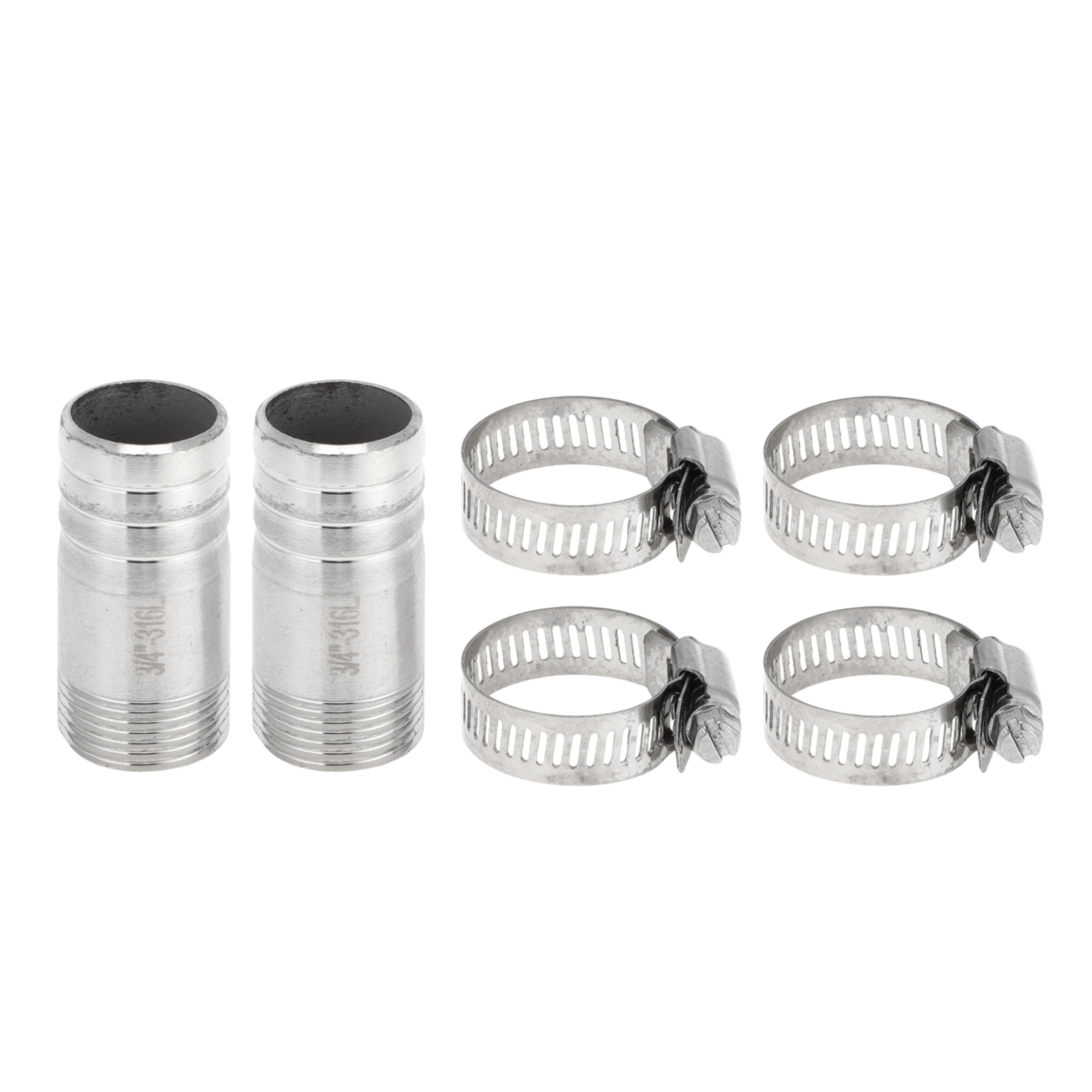 Unique Bargains 316 Stainless Steel Hose Barb Fittings 1.0" OD 3/4 ...