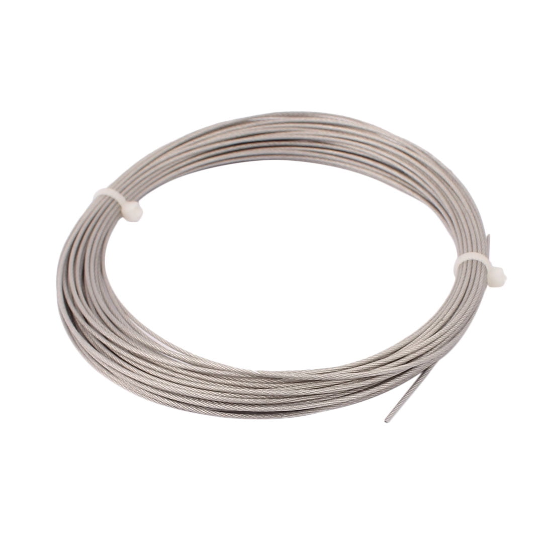 Unique Bargains 32.8Ft Plastic Coated Flexible Steel Wire Cable Rope, 0 ...