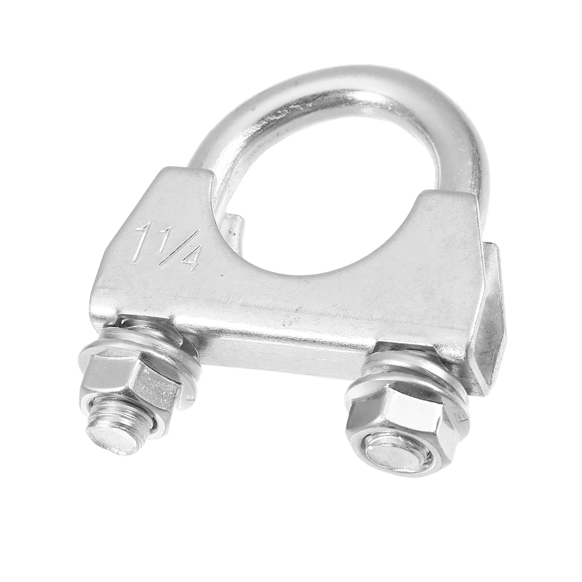 Unique Bargains 32mm Exhaust Pipe Clamp for Exhaust Pipe Muffler Hose U ...