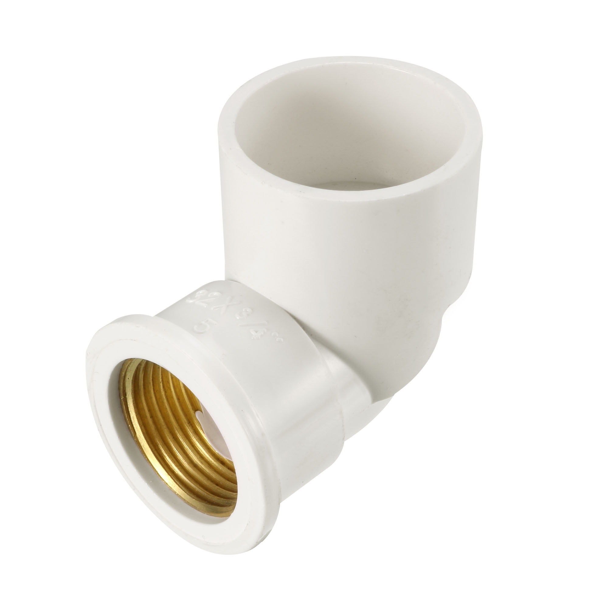Unique Bargains 32mm Slip x 3/4 PT Female Thread 90 Degree Pipe Fitting ...
