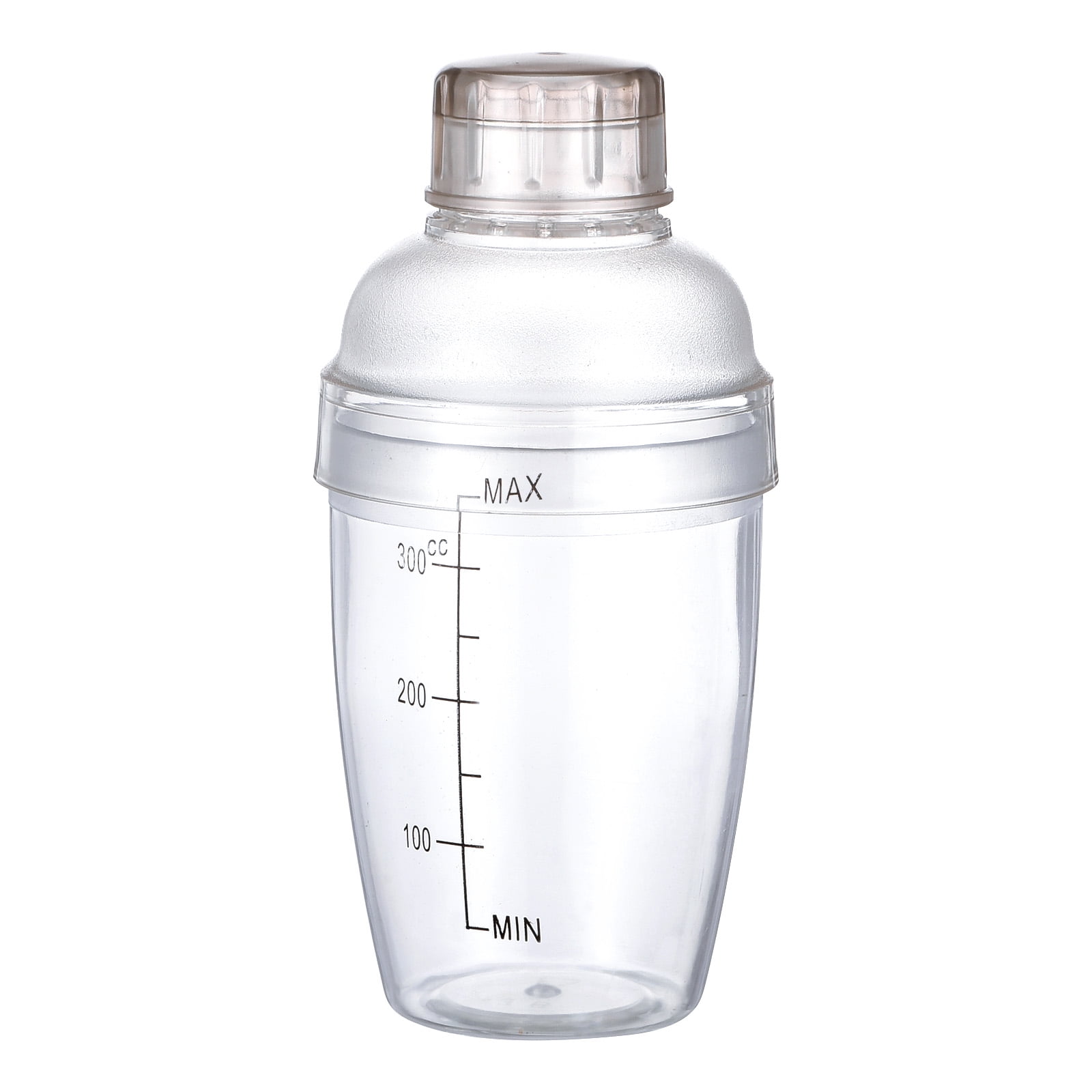 Unique Bargains 350ml Transparent Plastic Cocktail Shaker Wine Beverage ...