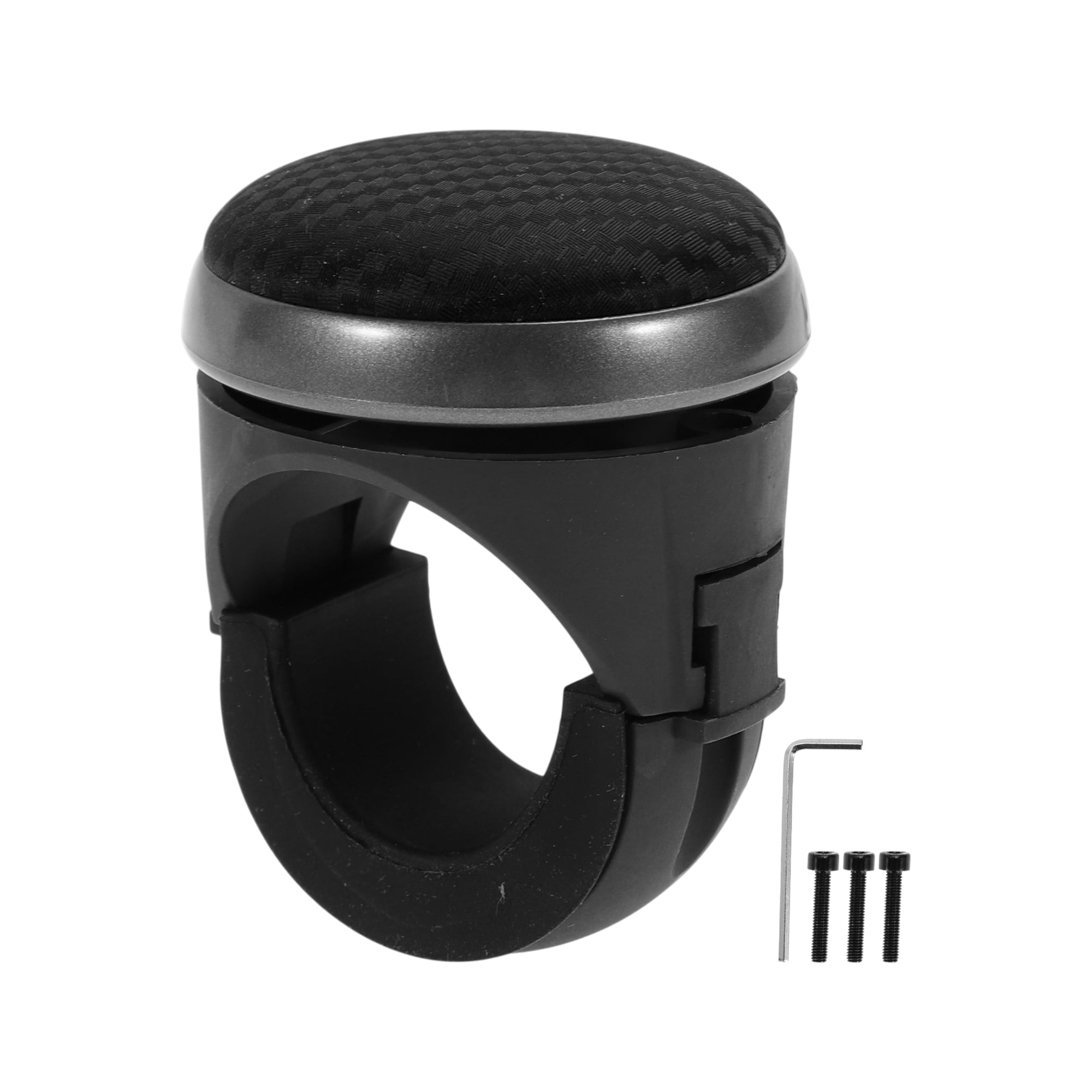 Unique Bargains 38mm Car Steering Wheel knob Carbon Fiber Texture ...