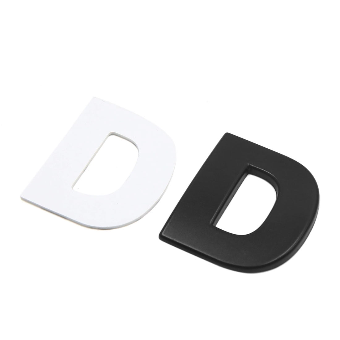 Unique Bargains 3D Metal D Letter Shaped Alphabet Sticker Car Auto ...