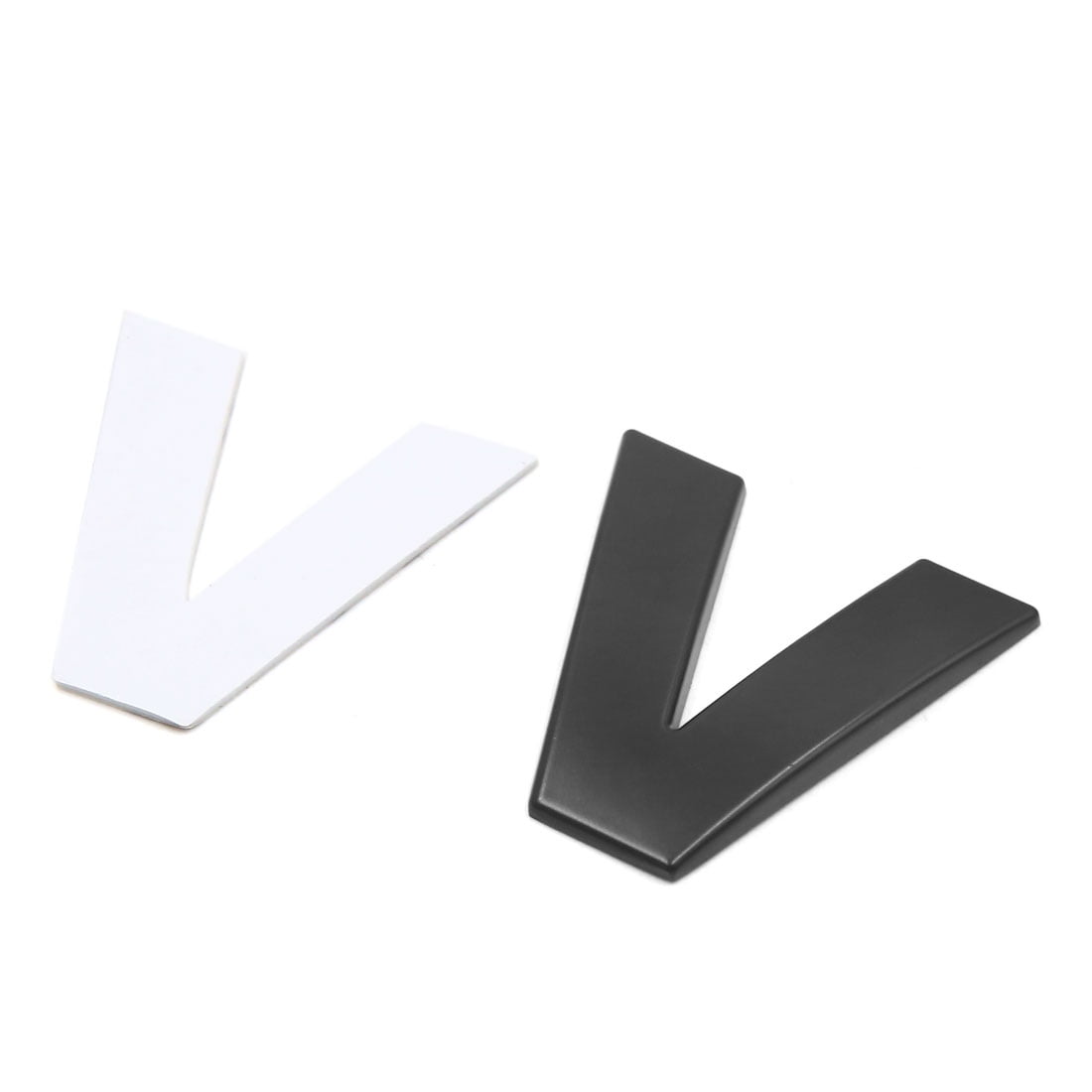 Unique Bargains 3D Metal V Letter Shaped Alphabet Sticker Car Auto ...