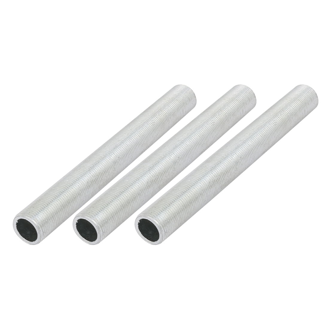 Unique Bargains 3Pcs M14 Full Threaded Lamp Nipple Pass-Through Pipe ...