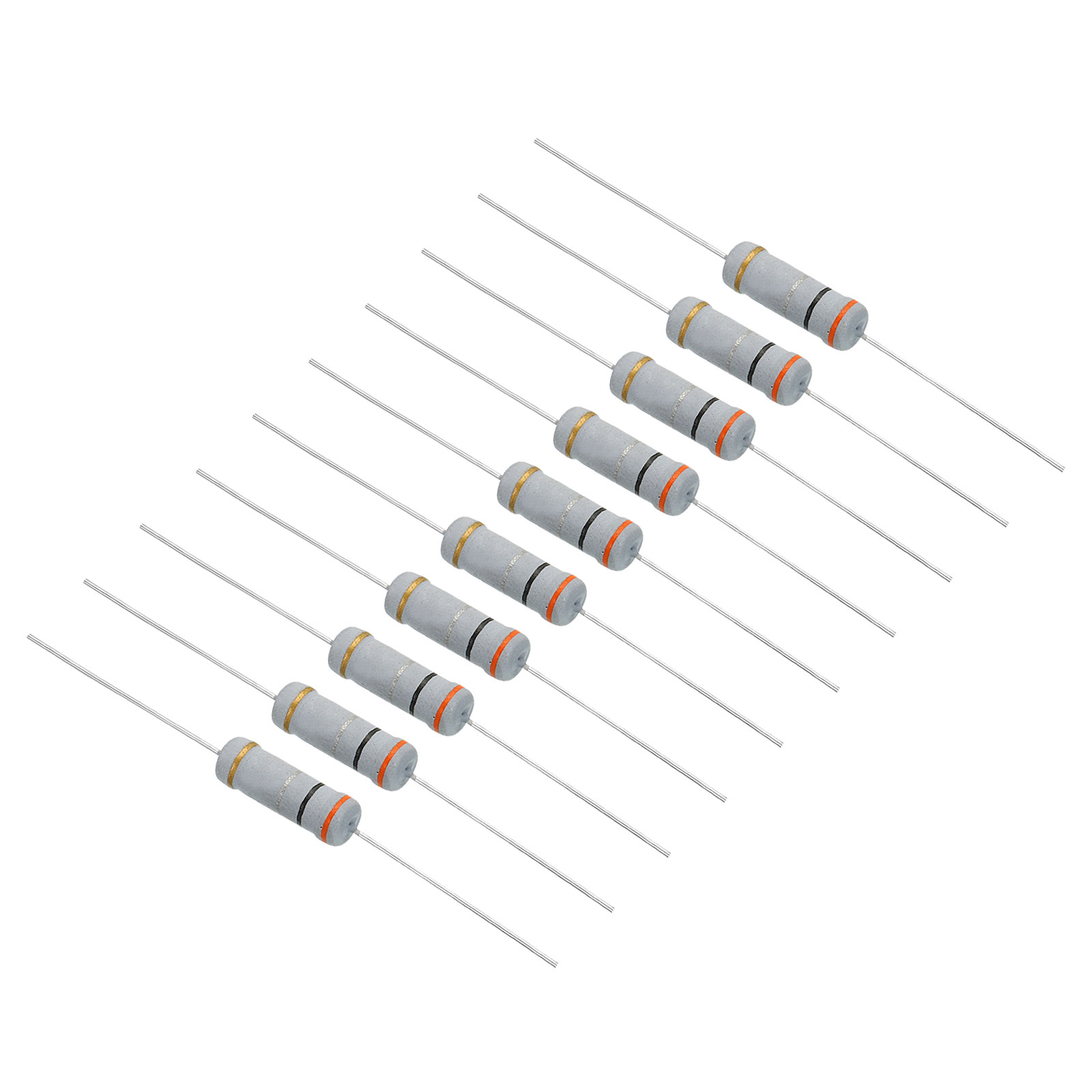 Unique Bargains 3W 0.3 Ohm 5% Carbon Film Resistor, Axial Lead ...