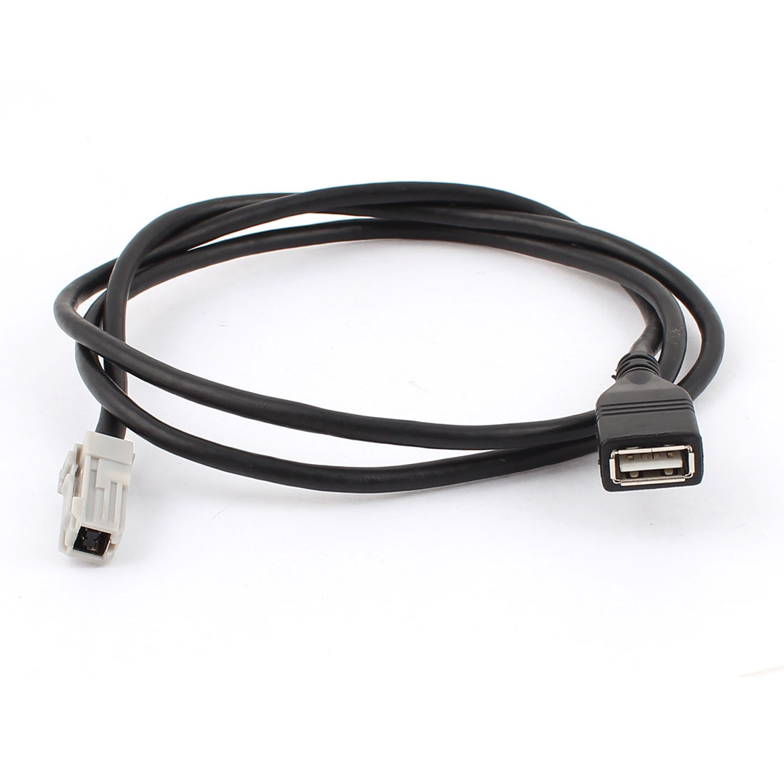Unique Bargains 3ft Length Black Car Audio USB Female Adapter Cable for ...