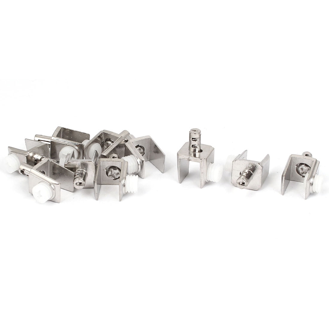 Unique Bargains 3mm-8mm Thickness Adjustable Screw Type Metal Glass ...