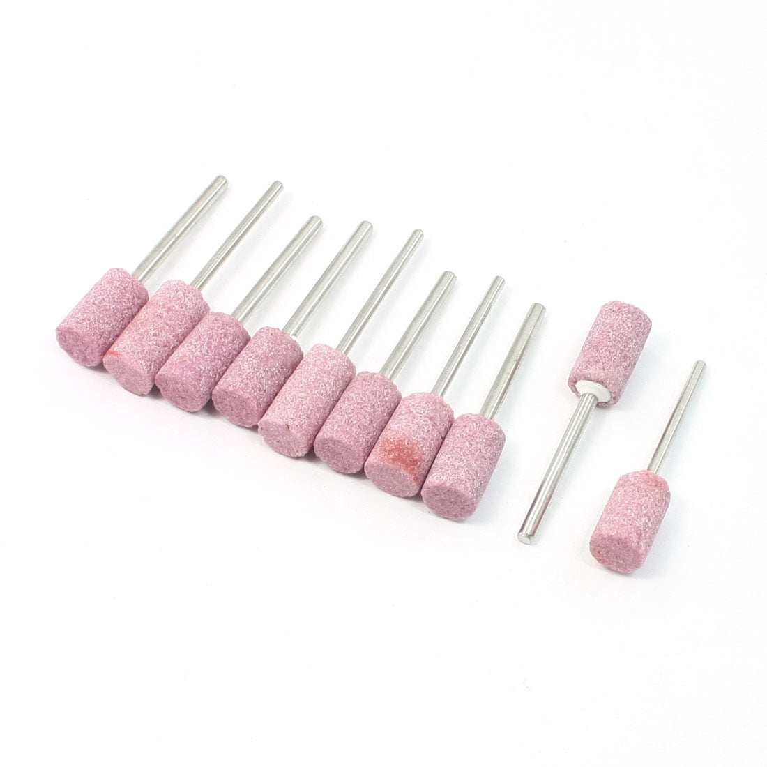 Unique Bargains 3mm Shank 10mm Dia Pink Round Tip Mounted Points ...