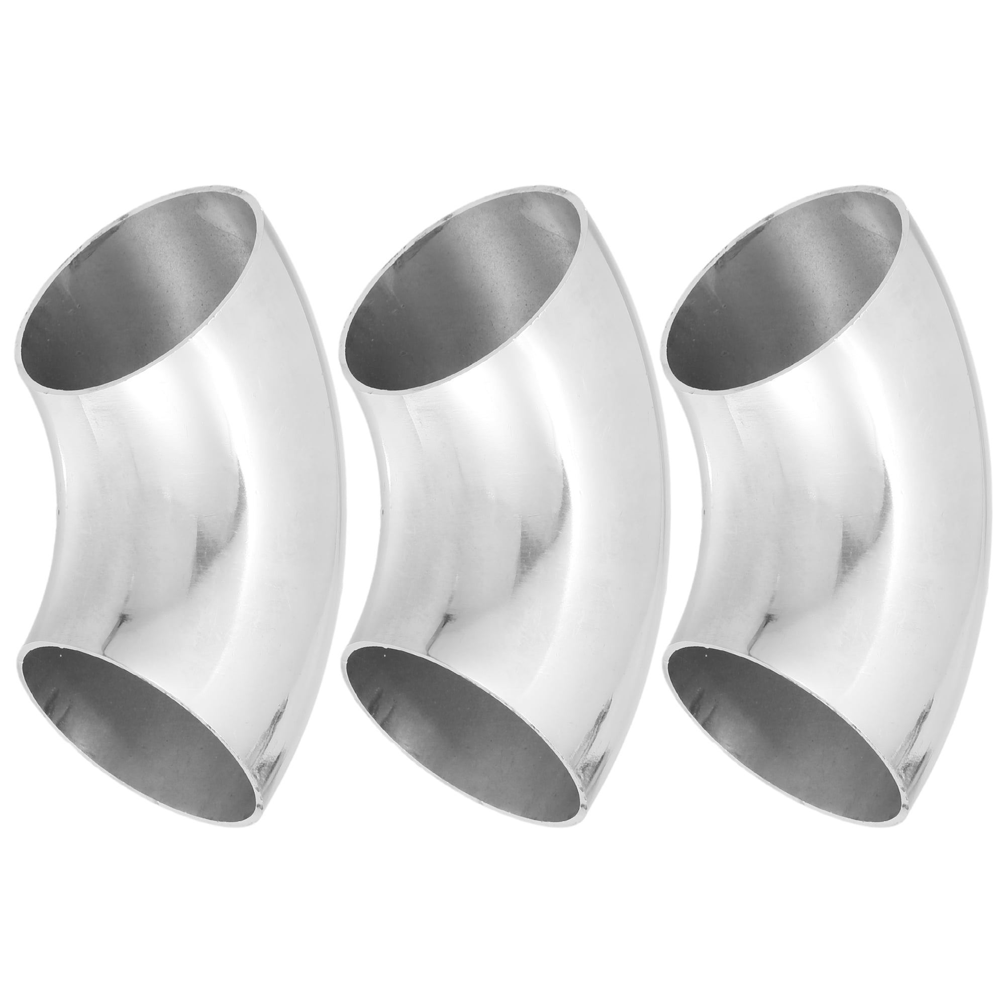 Unique Bargains 3pcs OD 2 Inch 90 Degree Mandrel Bend Elbow Stainless ...