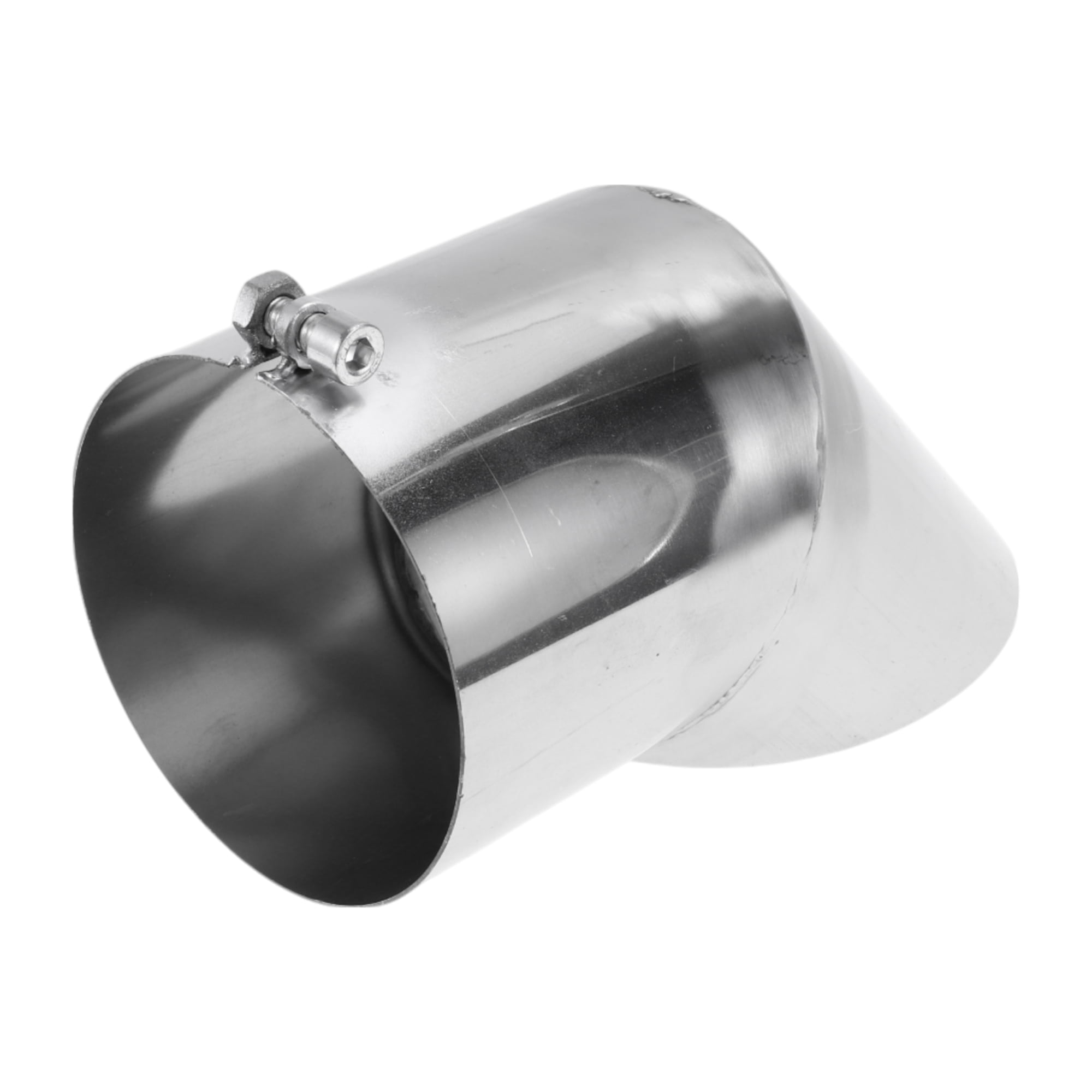 Unique Bargains 4.5"ID Inlet T304 Stainless Steel Turn Down Exhaust Tip ...