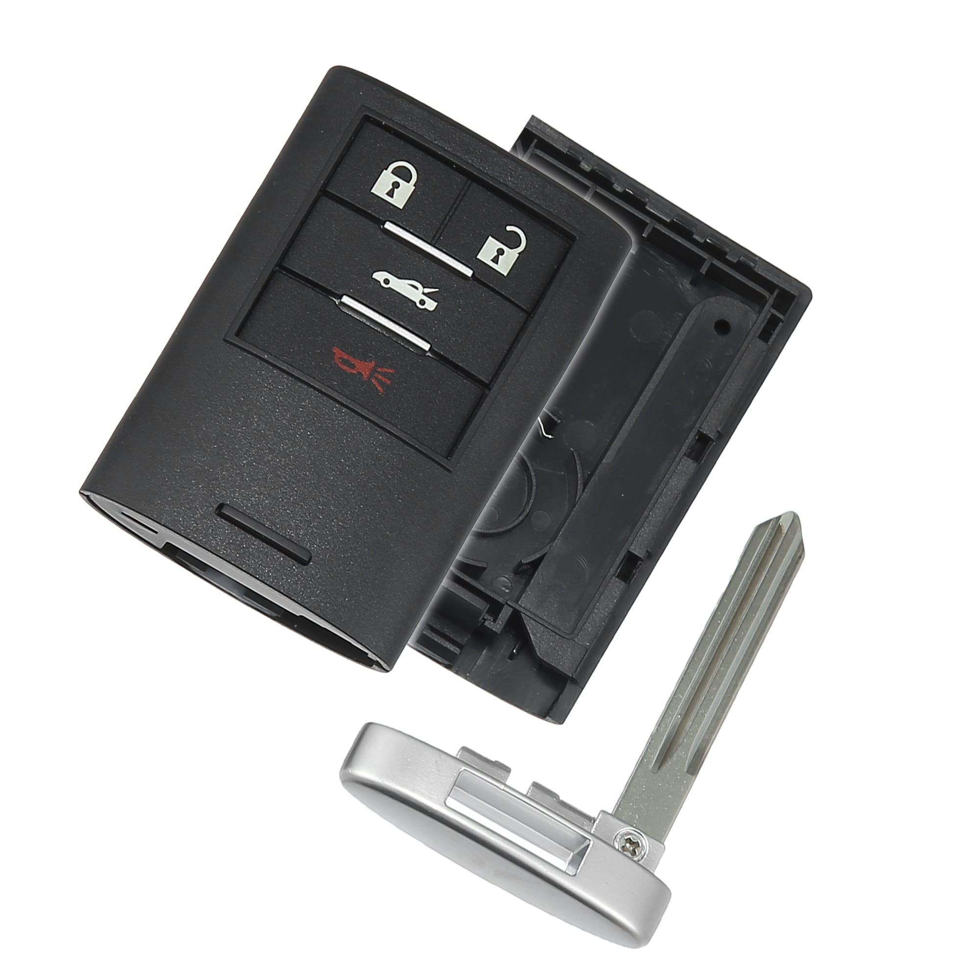 Unique Bargains 4 Button Replacement Keyless Entry Remote Key Shell for ...