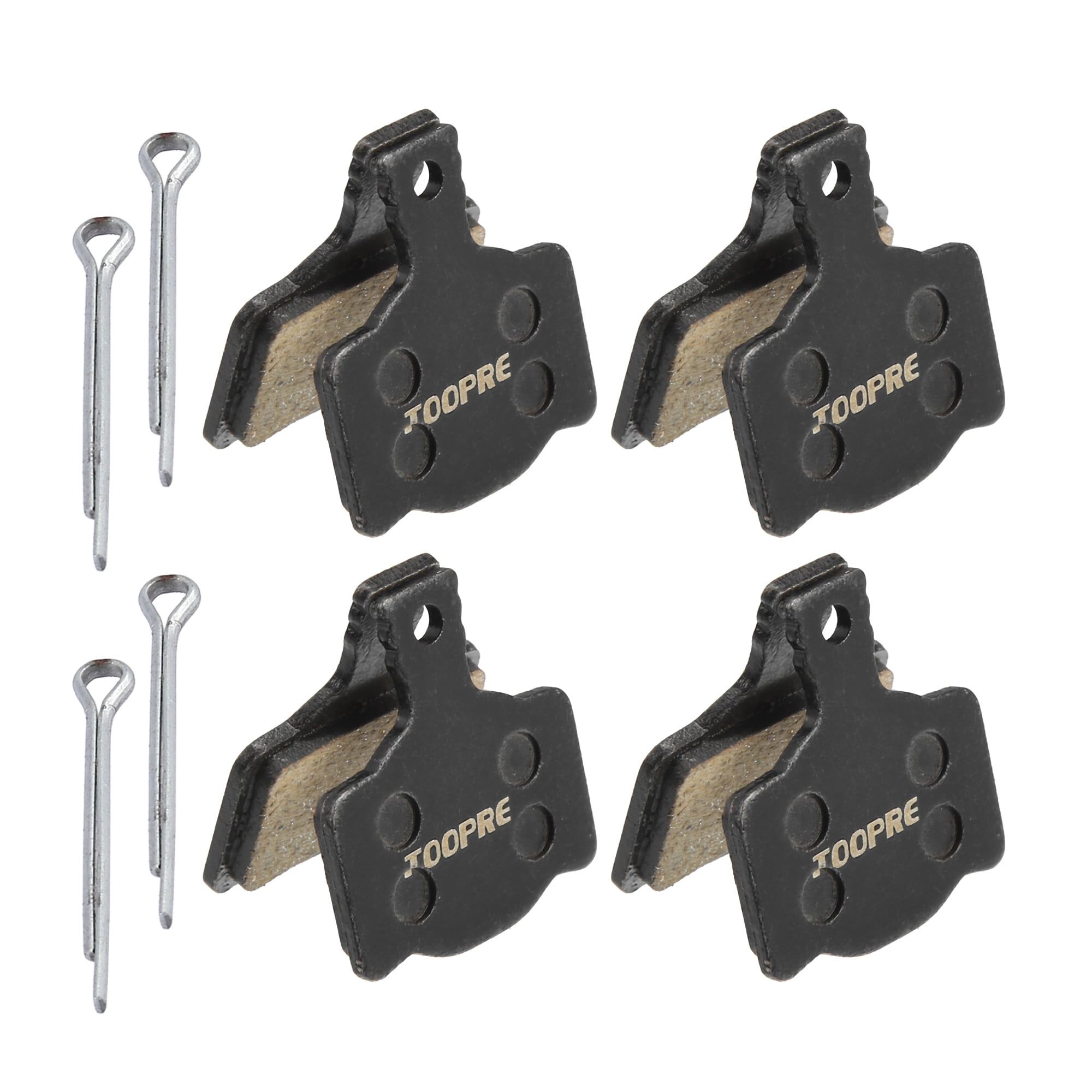 Unique Bargains 4 Pair Resin Disc Bike Brake Pads with Split Pin for ...