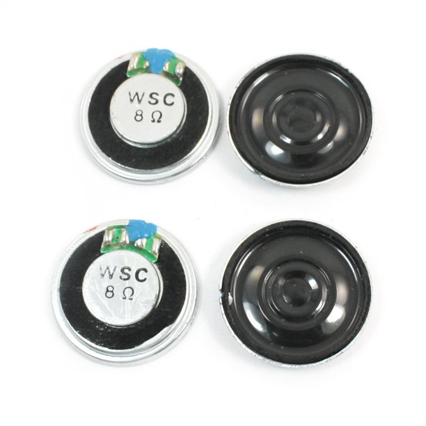 Unique Bargains 4 Pcs 27mm Round Internal Magnet Speaker Loudspeaker Horn 8 Ohm 1Watt - Walmart ...