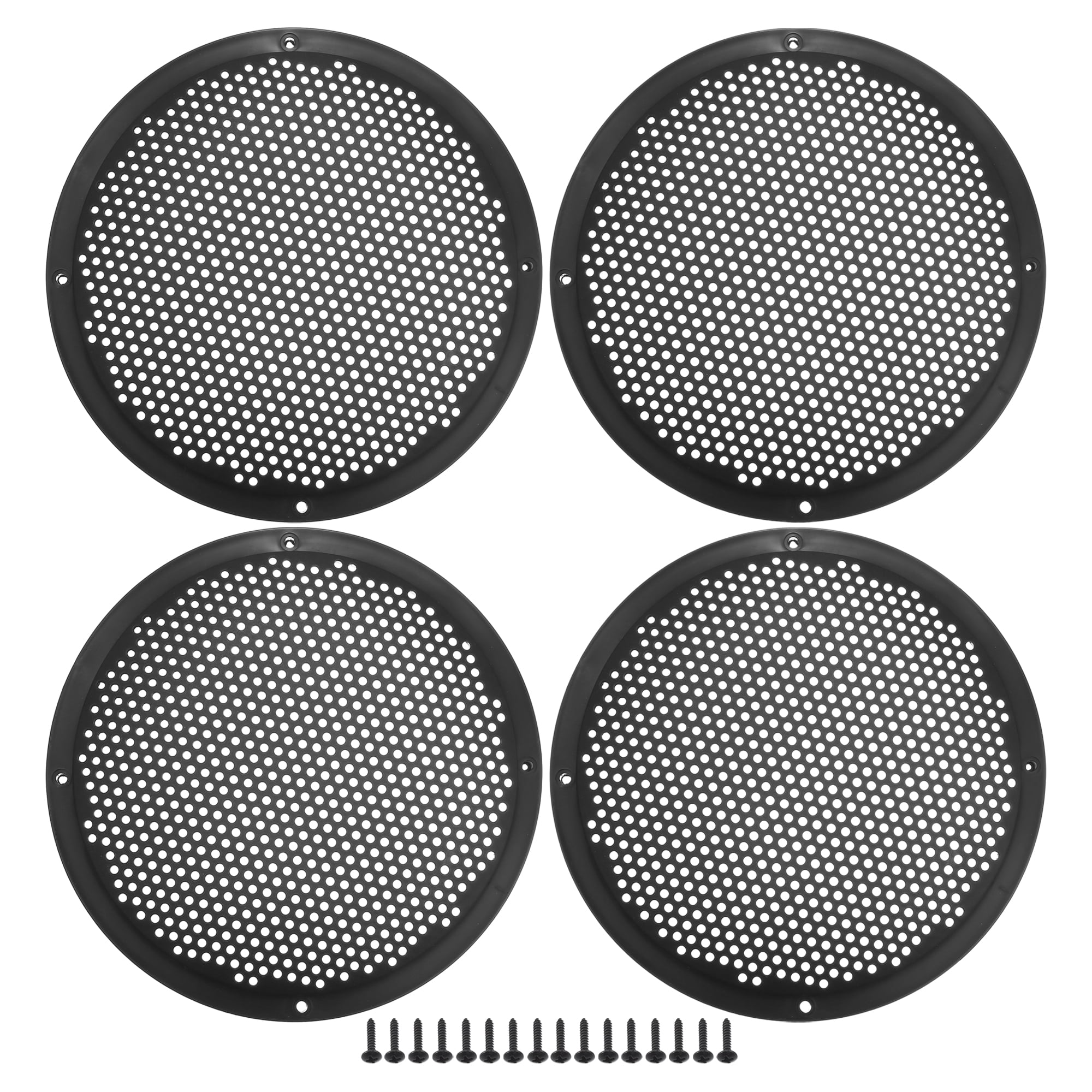 Unique Bargains 4 Pcs 8" Car Speaker Grills Cover Mesh 8 Inch Audio ...