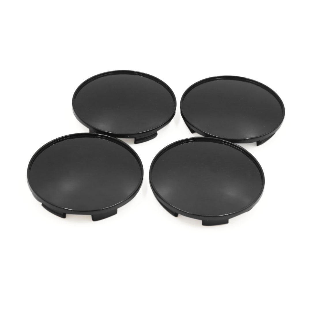 Unique Bargains 4 Pcs Black 6 Clips 68mm Dia. Wheel Tyre Tire Center ...