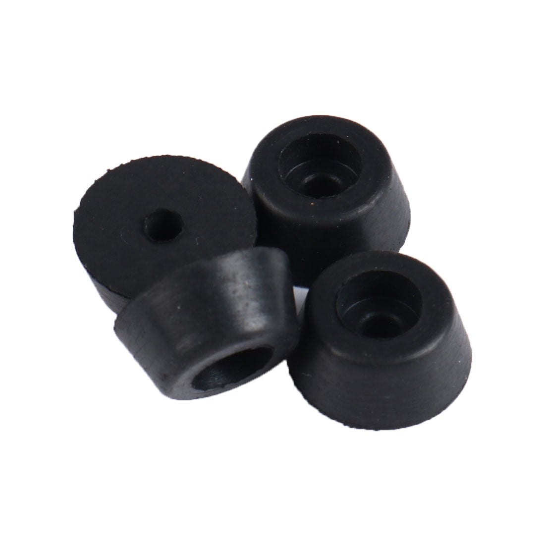 Unique Bargains 4 Pcs Black Rubber Table Chair Furniture Leg Tips ...
