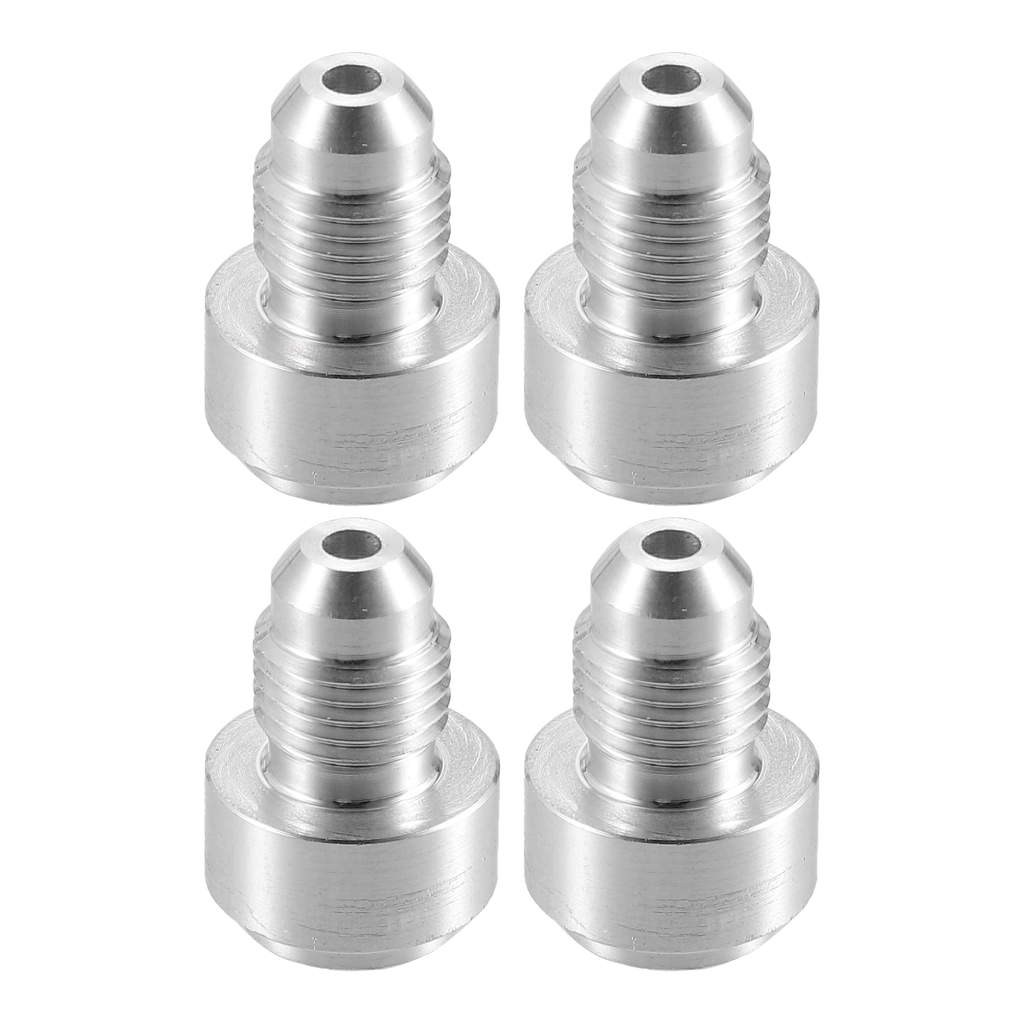 Unique Bargains 4 Pcs Car Auto 3AN Male Weld on Fitting Bung Hose ...