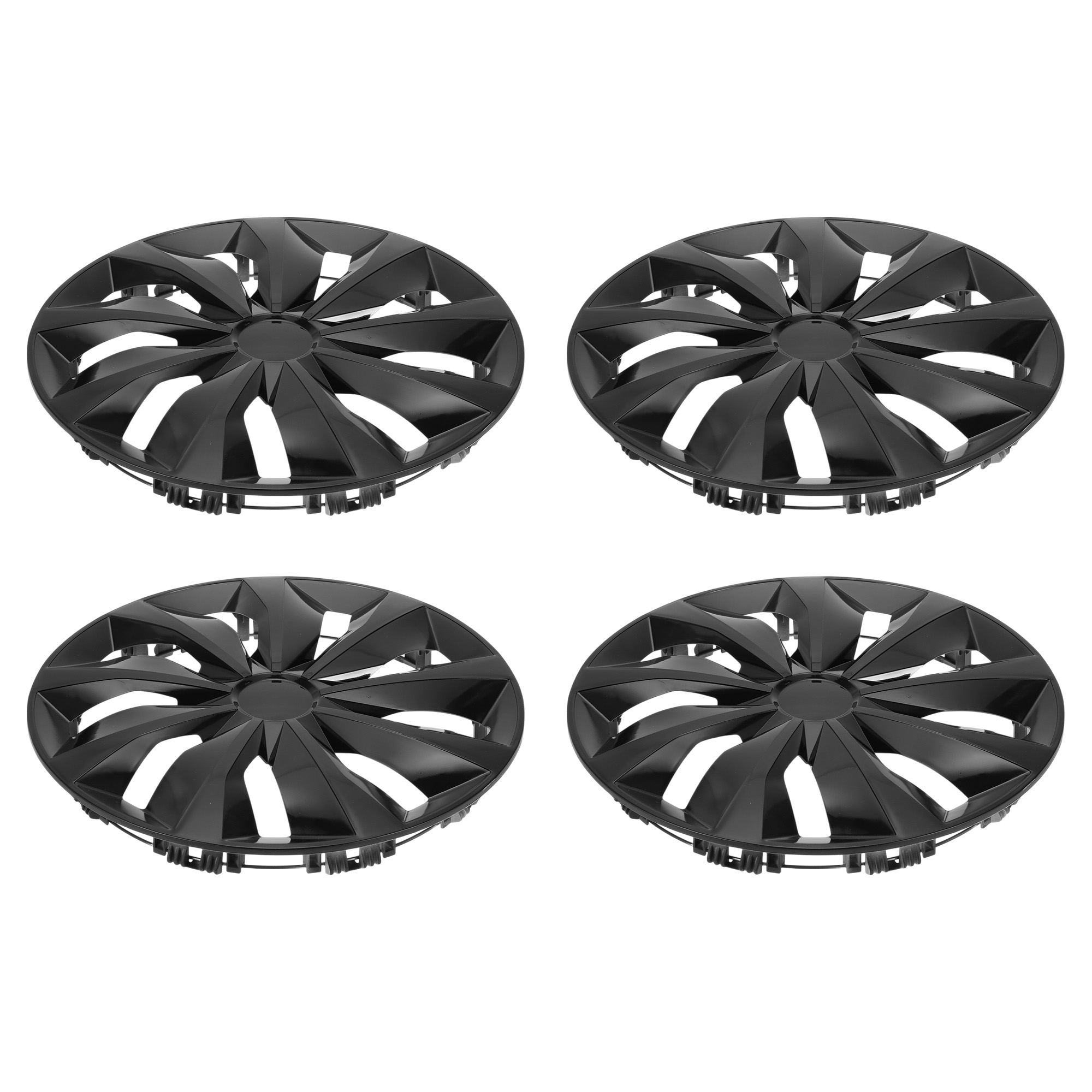 Unique Bargains 4 Pcs Car Wheel Rim Hub Cover Wheel Hub Caps R13/13 ...