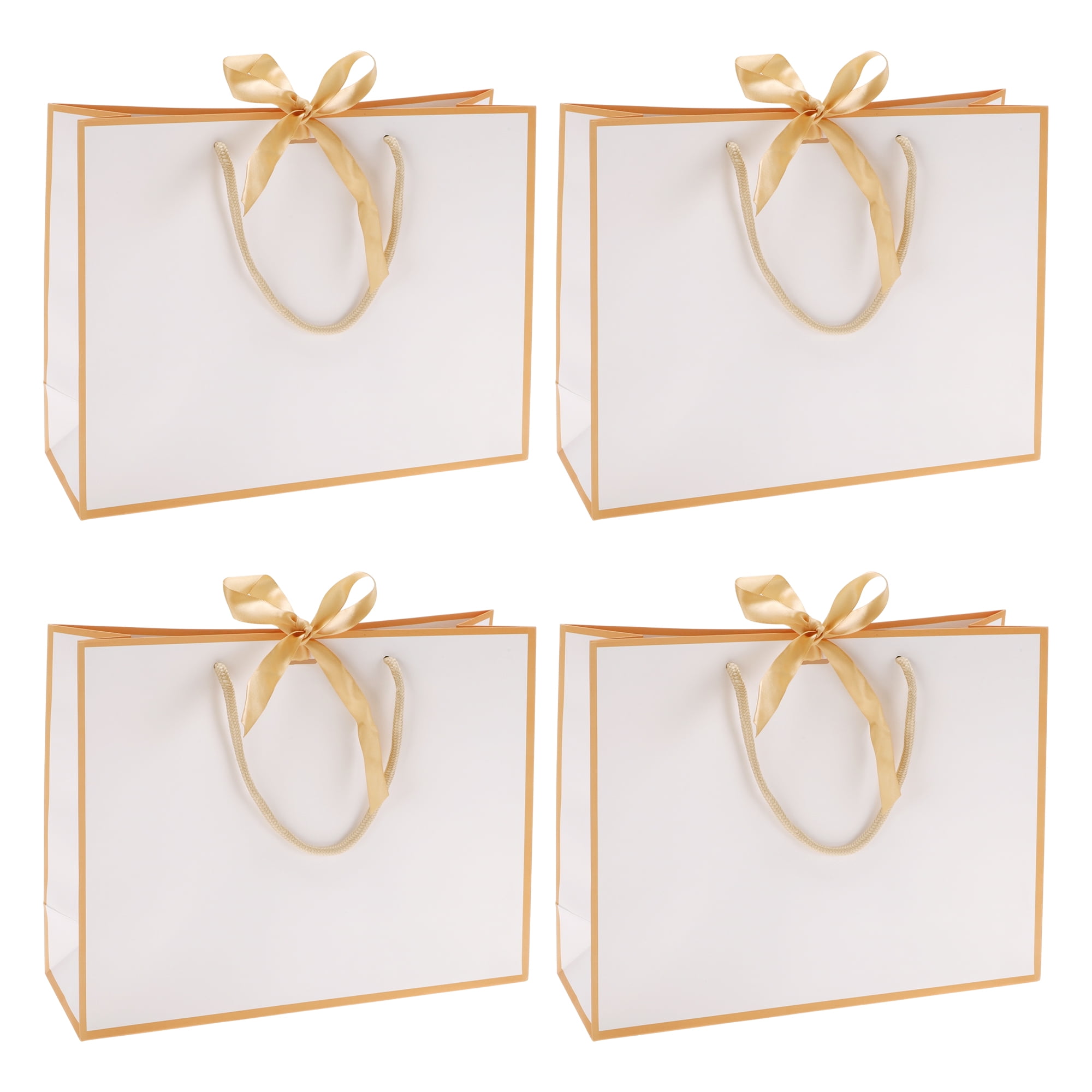 Unique Bargains 4 Pcs Gift Bags Simple Gift Packaging Rose Gold Tone ...