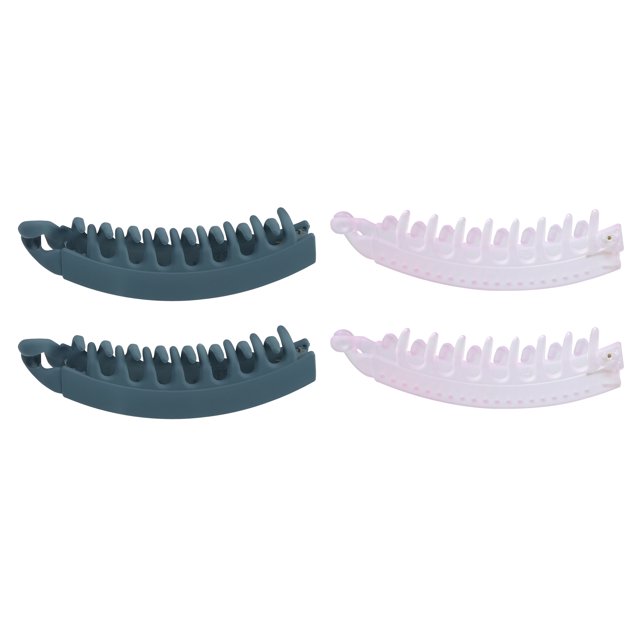 Unique Bargains 4 Pcs Interlocking Ponytail Banana Clip Hair ...