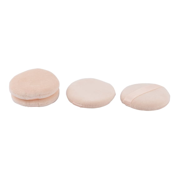 Unique Bargains 4 Pcs Light Orange Round Shaped Sponge Powder Puff ...