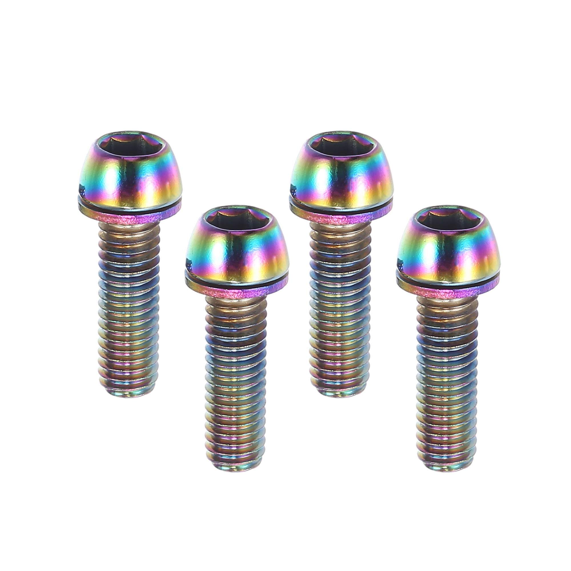 Unique Bargains 4 Pcs Tapered Bolts Screws for MTB Bike Bicycle Stem ...