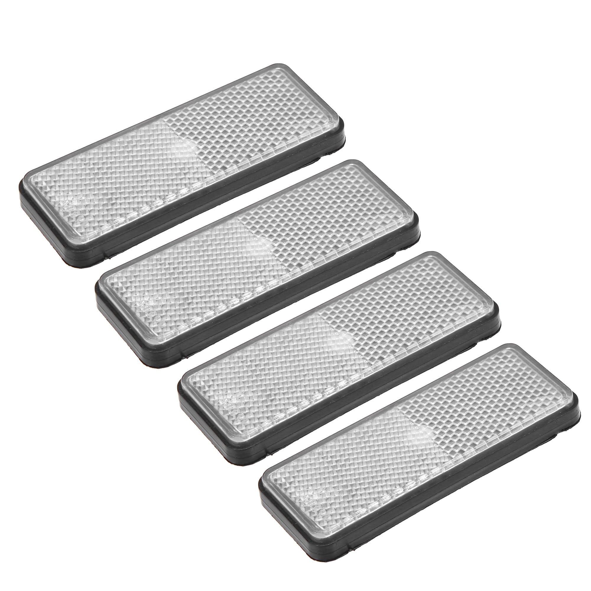 Unique Bargains 4 Pcs Universal Rectangle Shape Reflector for ...