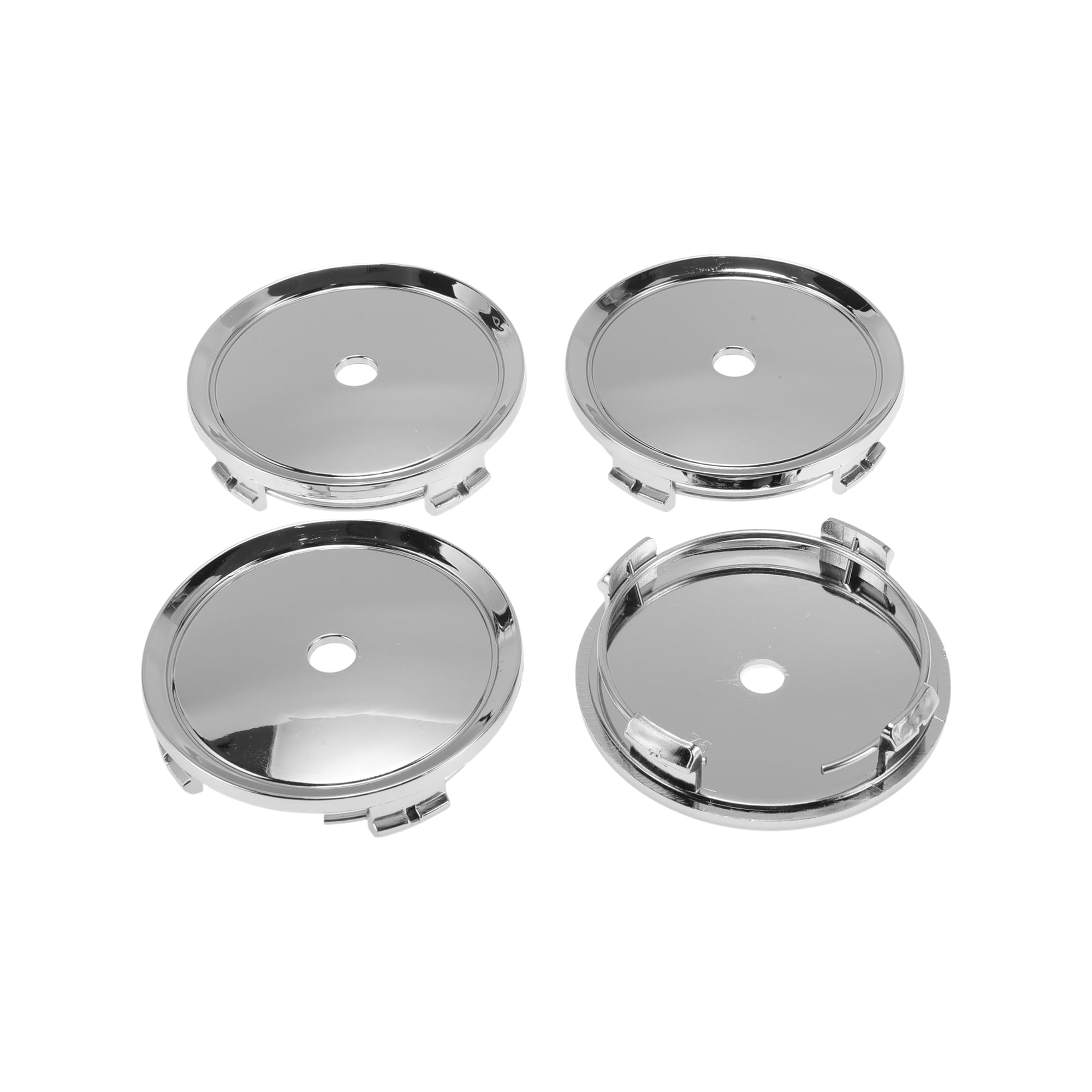Unique Bargains 4 Pcs Wheel Center Caps Hub Caps Rim Center Caps 2.76 ...