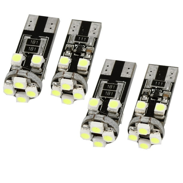 Unique Bargains 4 Pcs White T10 1210 8 Car Auto Wedge Light Bulb Lamp ...